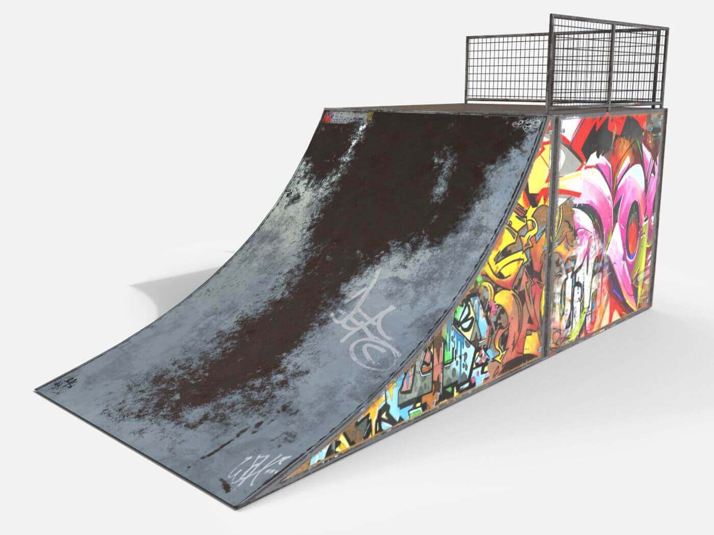 Small Skate Ramp - 3D Model by Daniel Mikulik