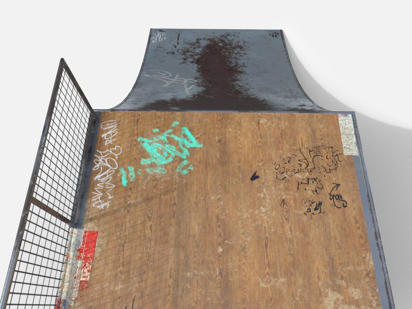 Small Skate Ramp - 3D Model by Daniel Mikulik