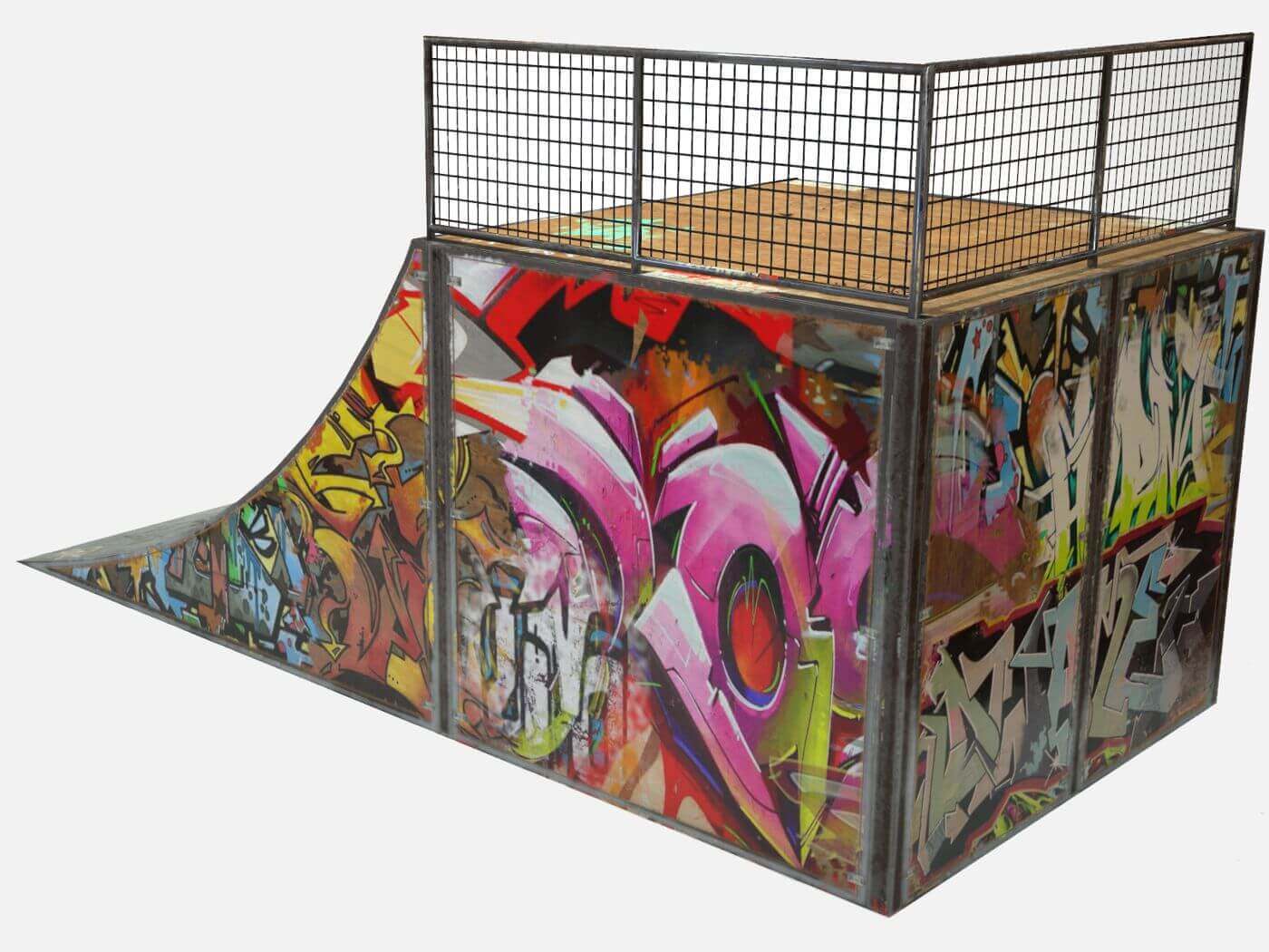 Small Skate Ramp - 3D Model by Daniel Mikulik