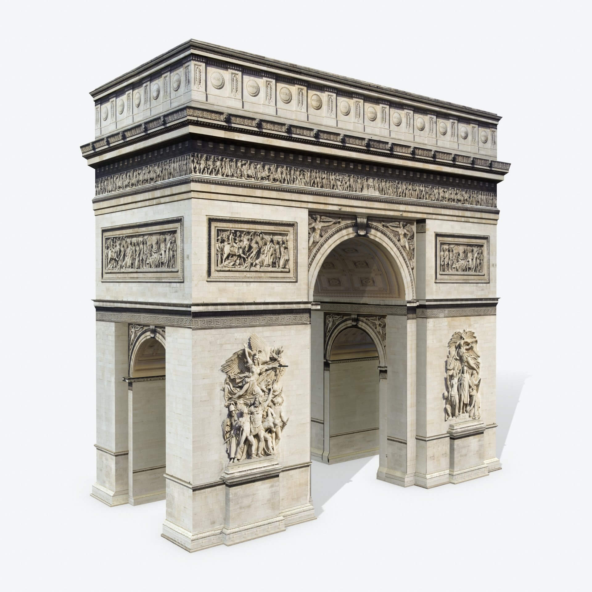 Triumphal Arch - 3D Model by Daniel Mikulik