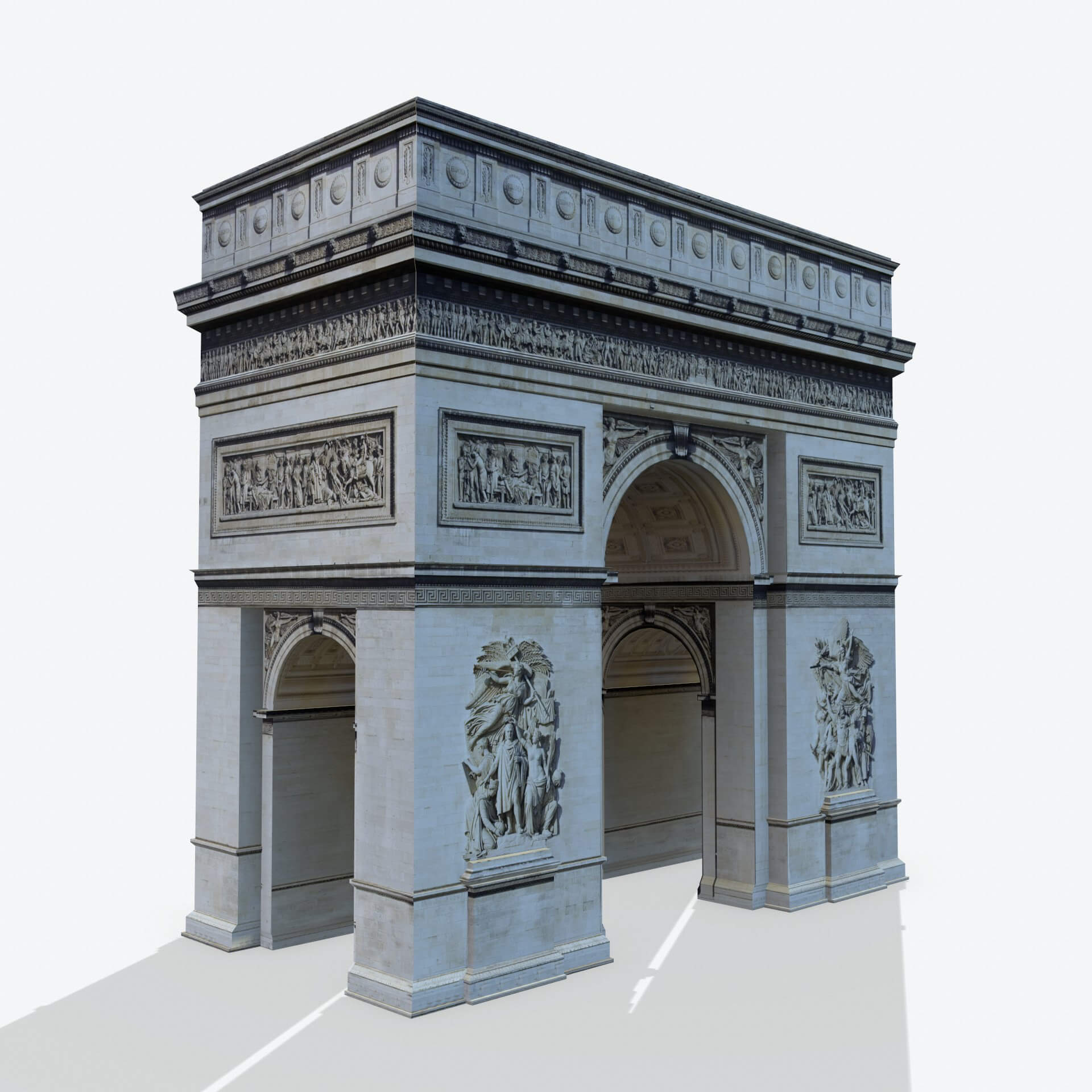 Triumphal Arch - 3D Model by Daniel Mikulik