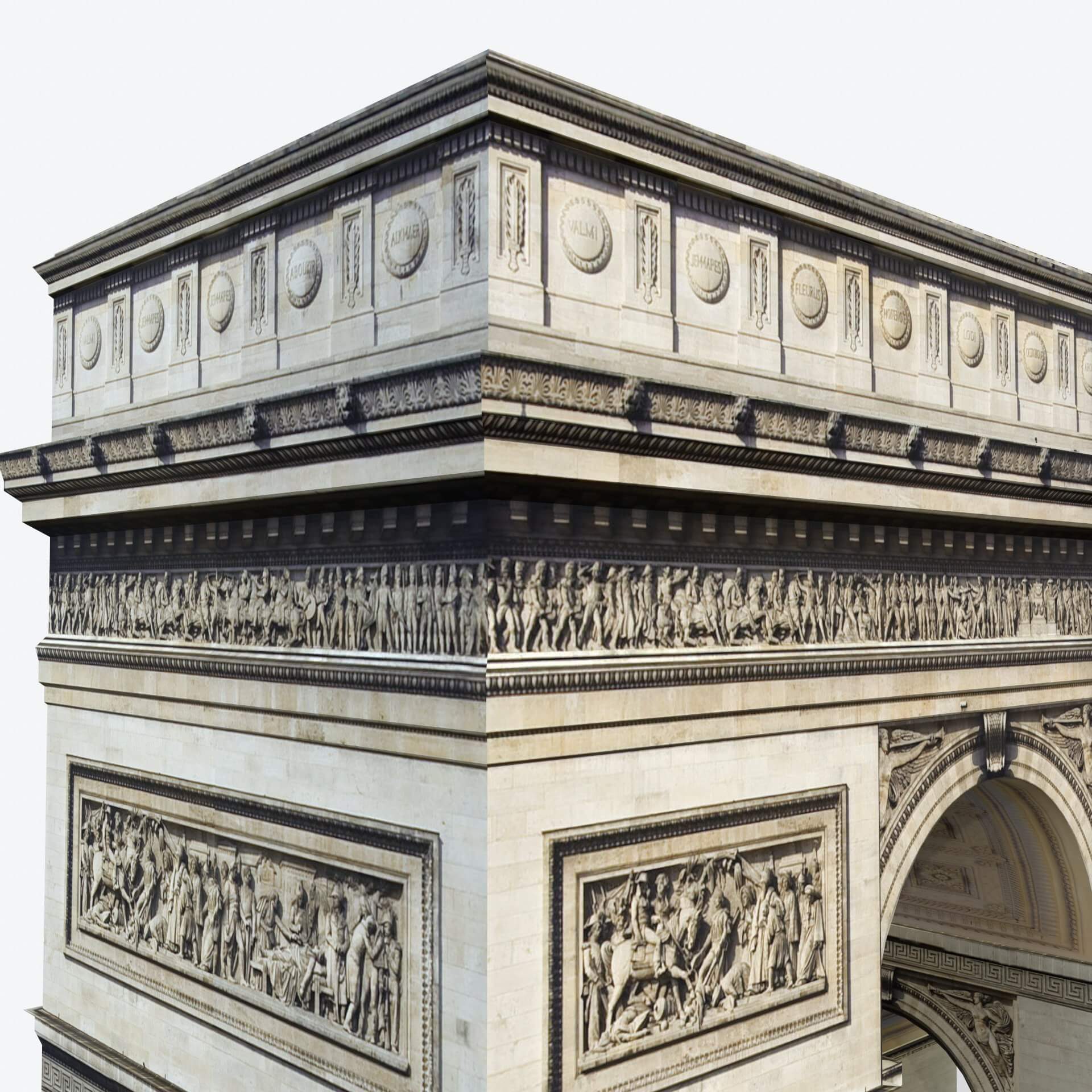 Triumphal Arch - 3D Model by Daniel Mikulik