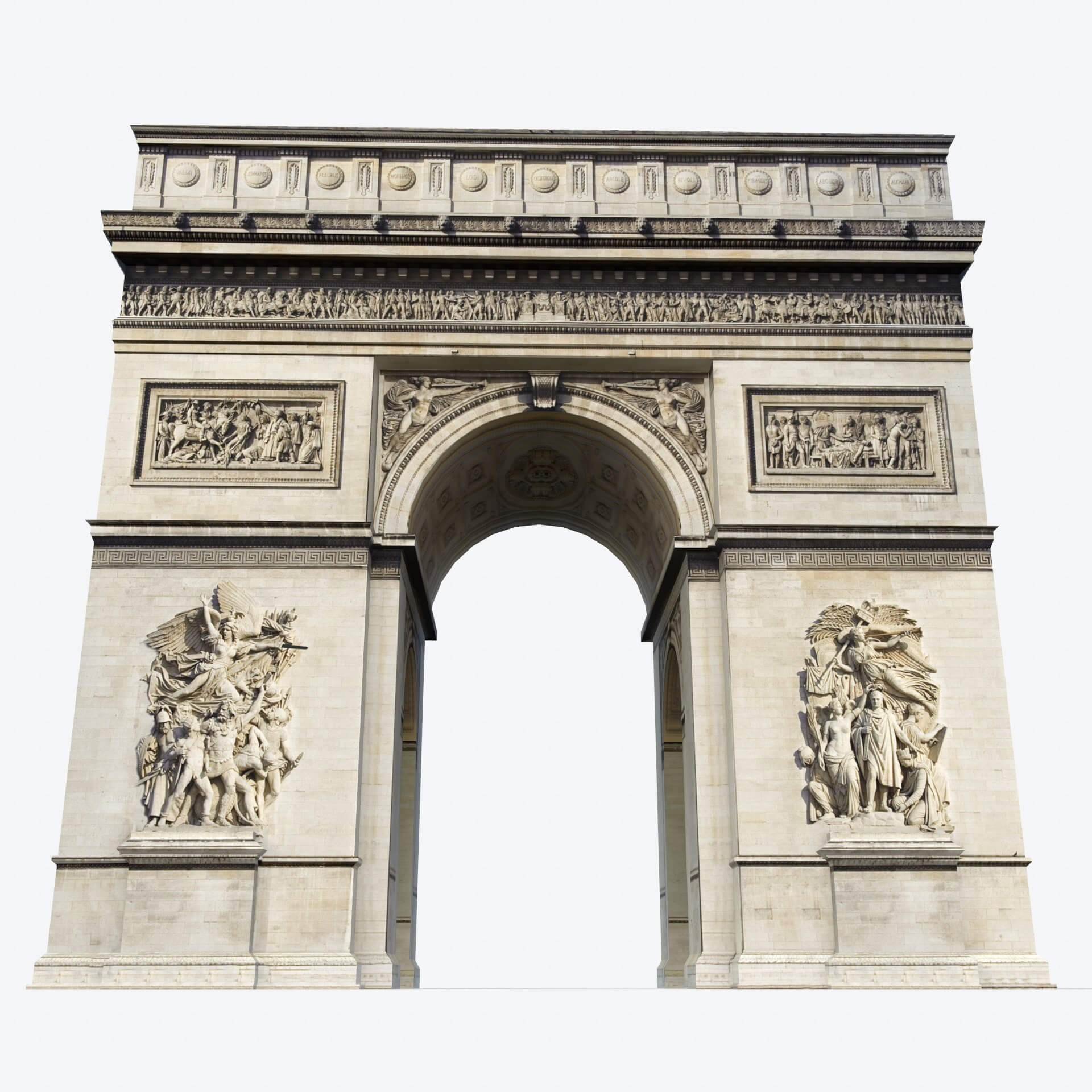 Triumphal Arch - 3D Model by Daniel Mikulik