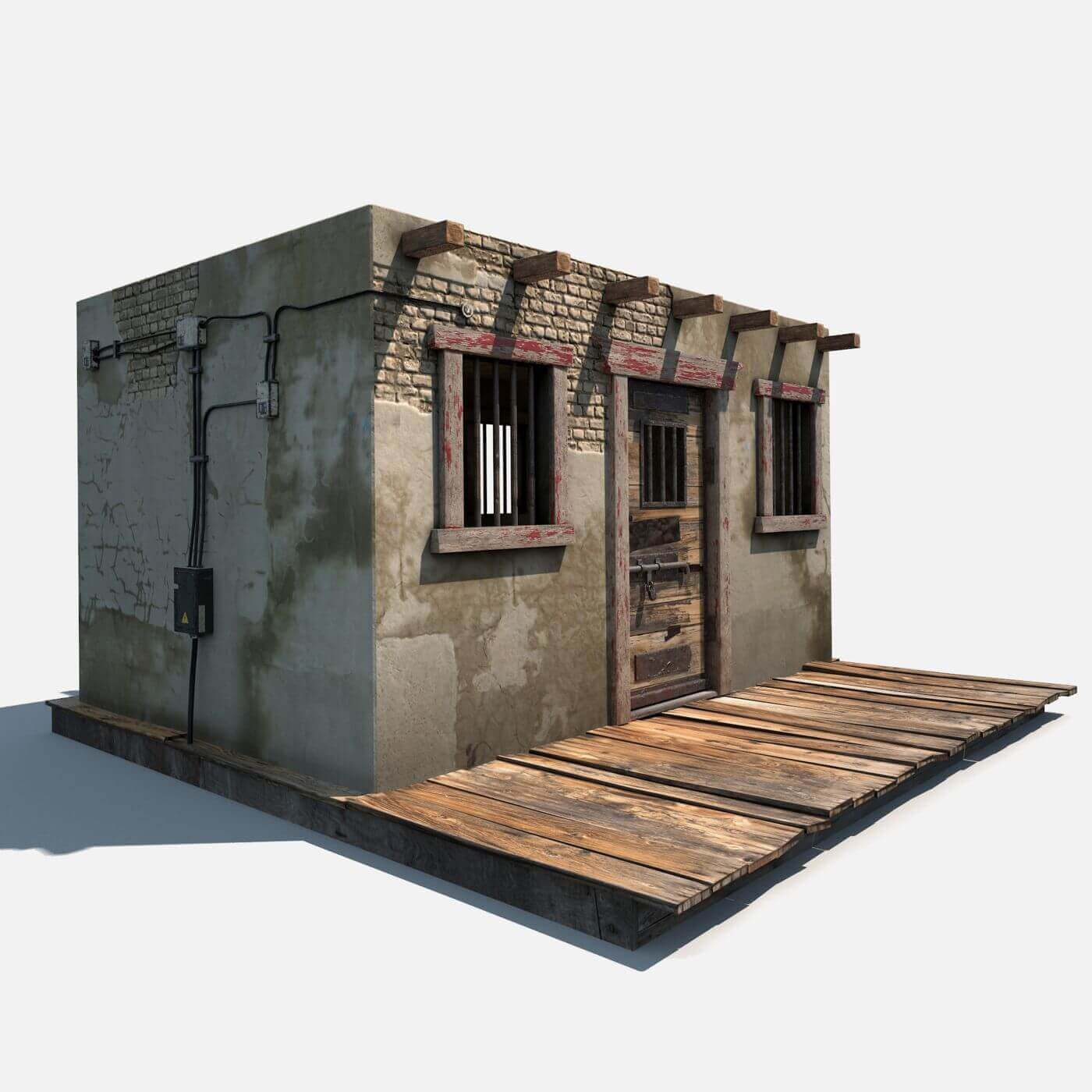 Western Jail - 3D Model by Daniel Mikulik
