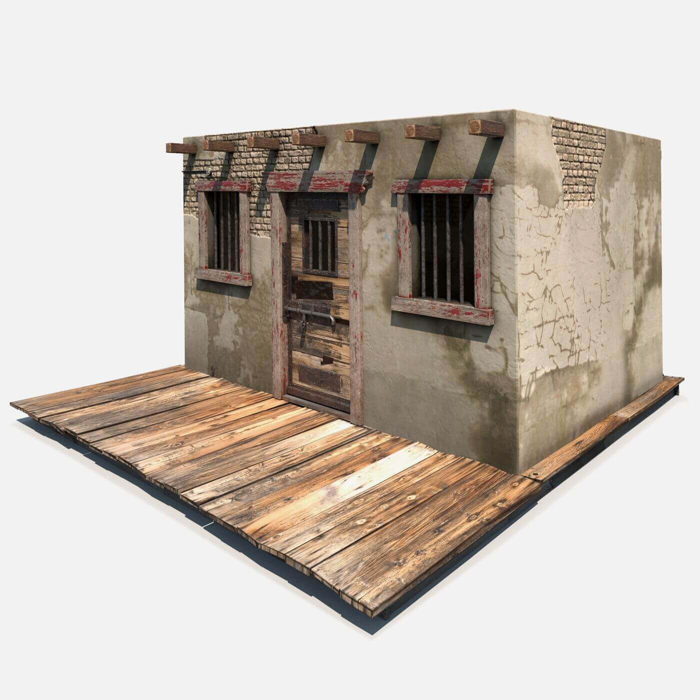Western Jail - 3D Model by Daniel Mikulik