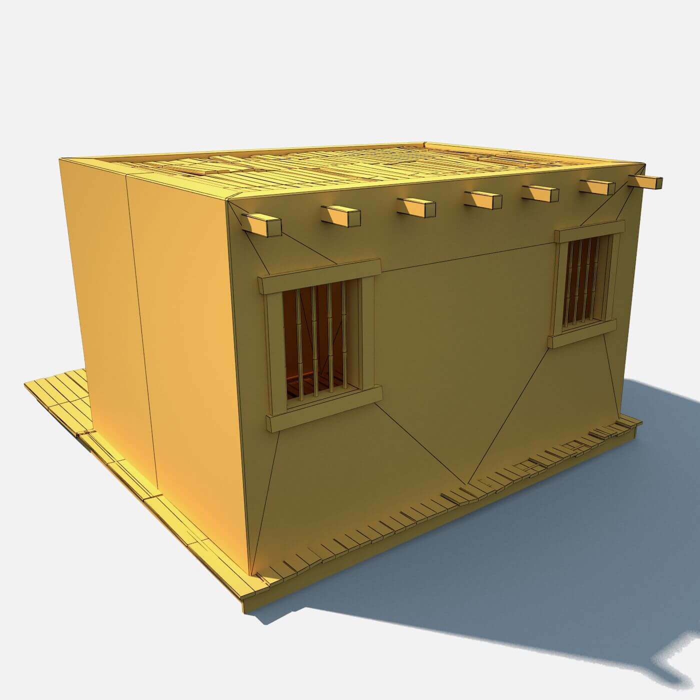 Western Jail - 3D Model by Daniel Mikulik