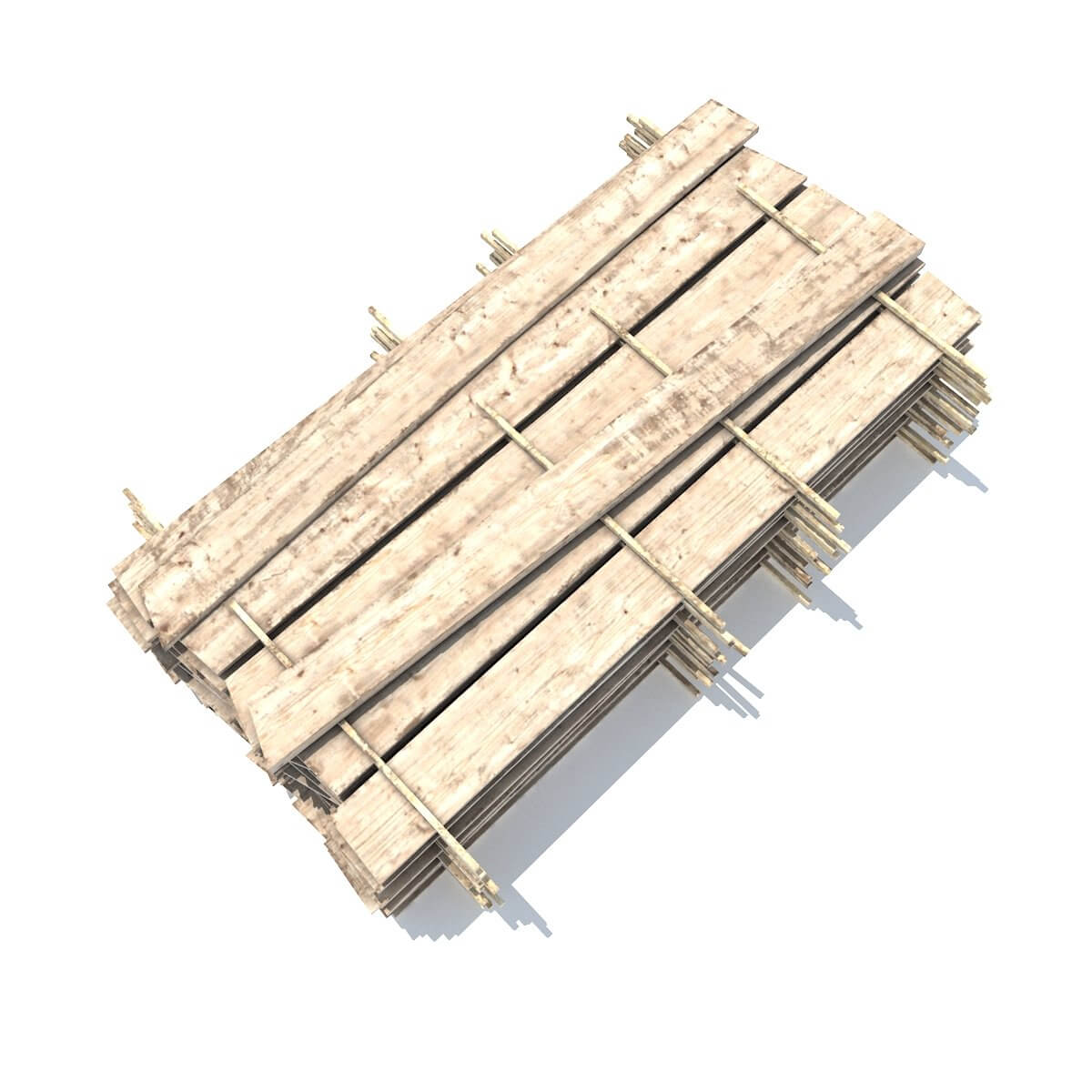 Wood Board Stock - 3D Model by Daniel Mikulik