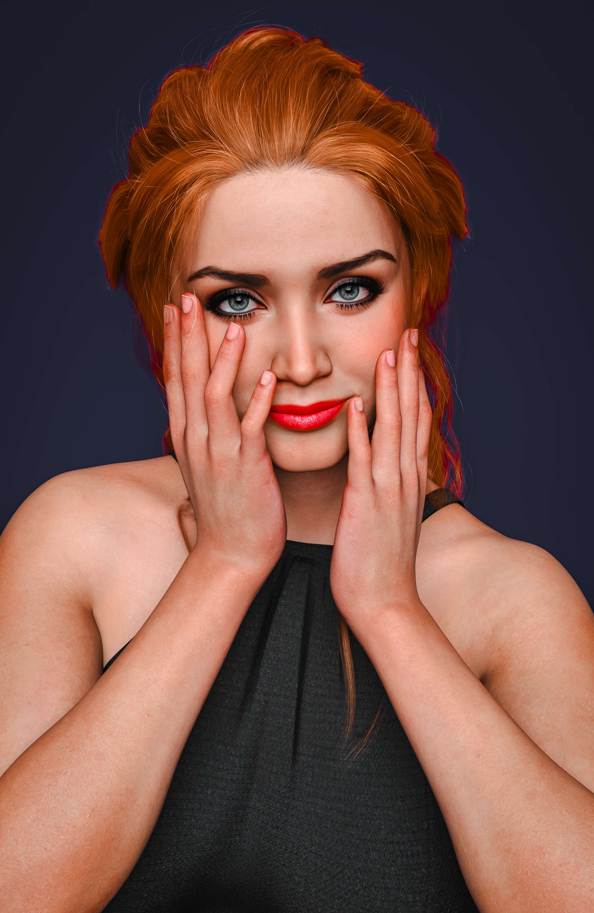 Ana de Armas 3D Render, Digital Art by Danistry