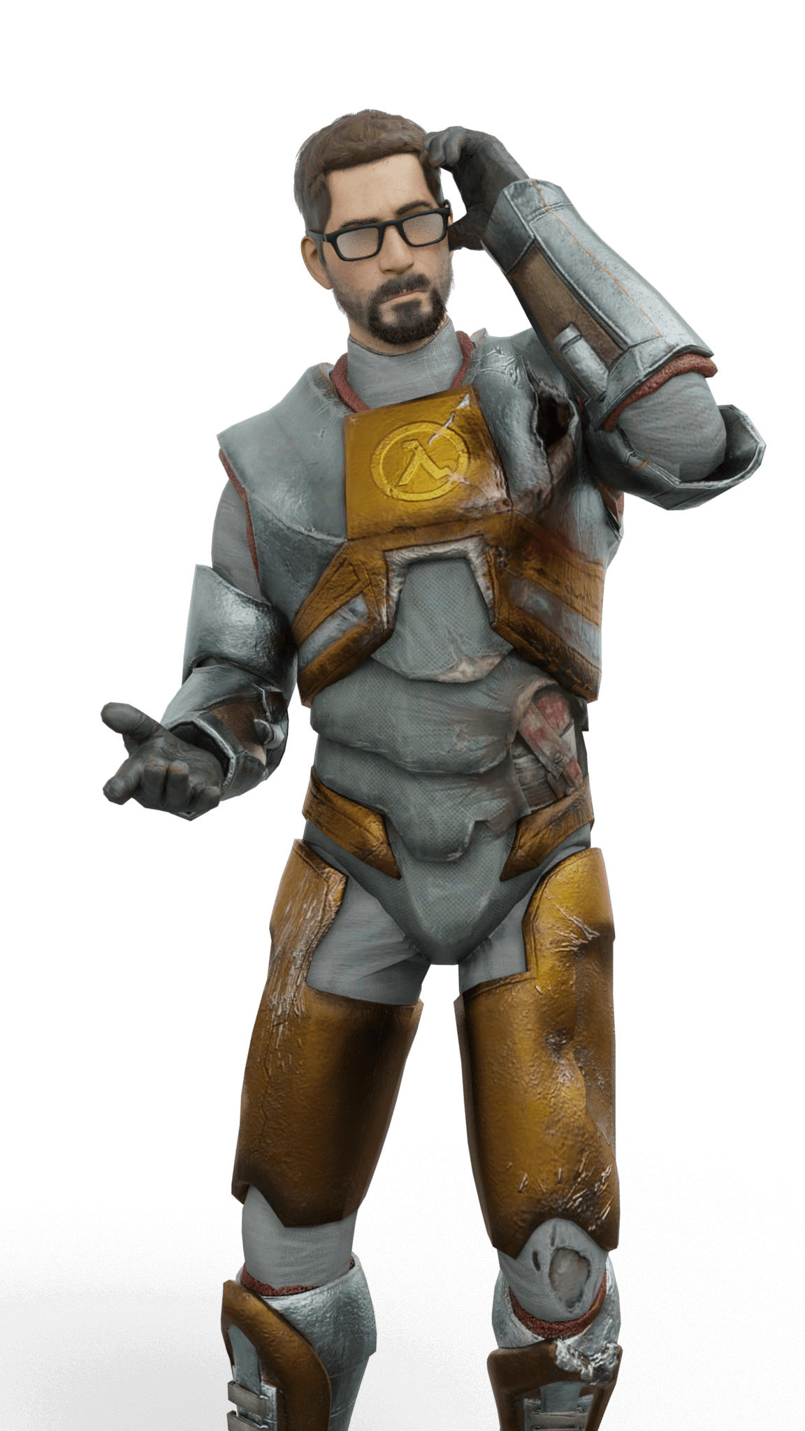 GORDON FREEMAN 3D Render, Digital Art by Danistry