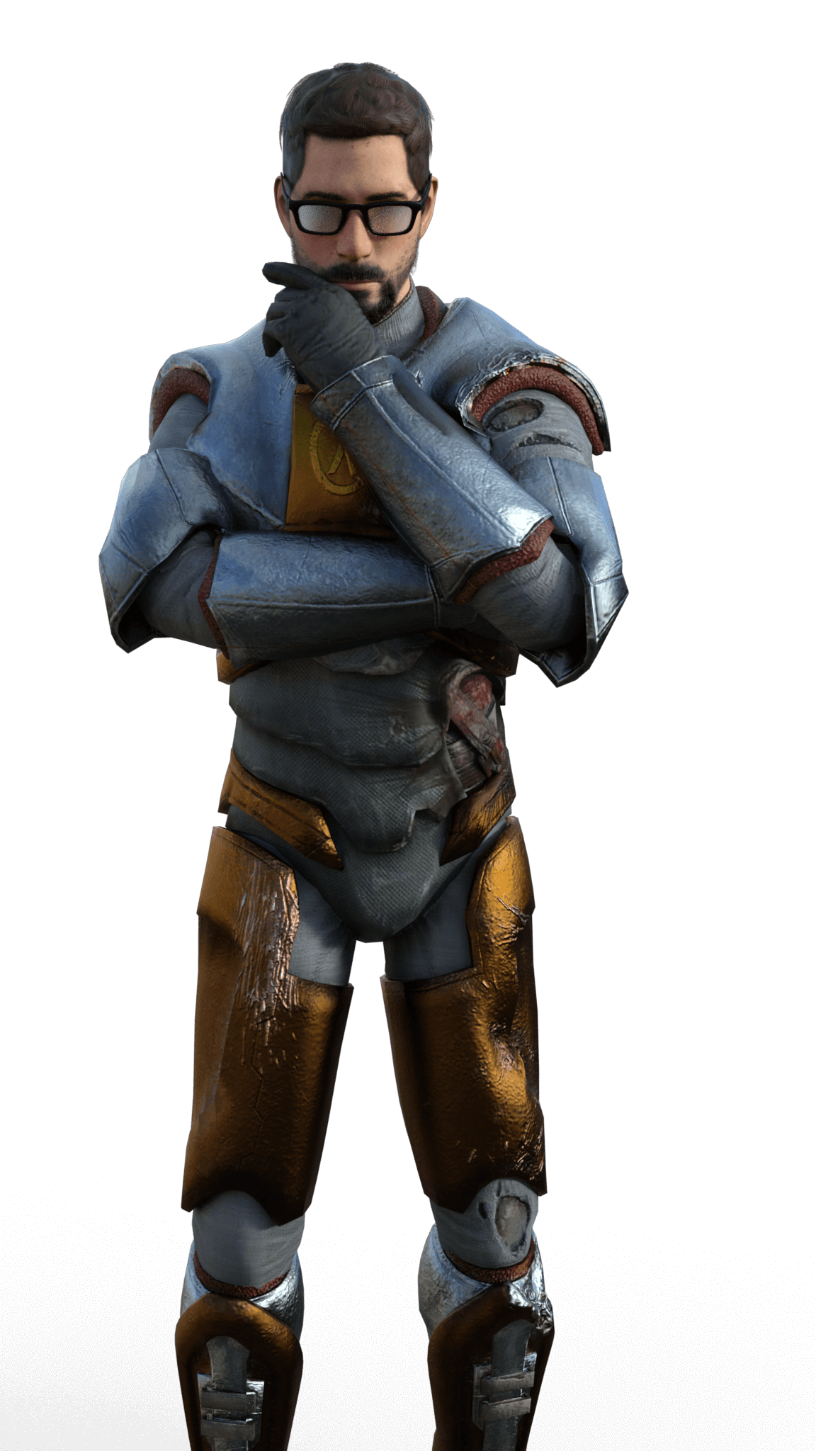 GORDON FREEMAN 3D Render, Digital Art by Danistry