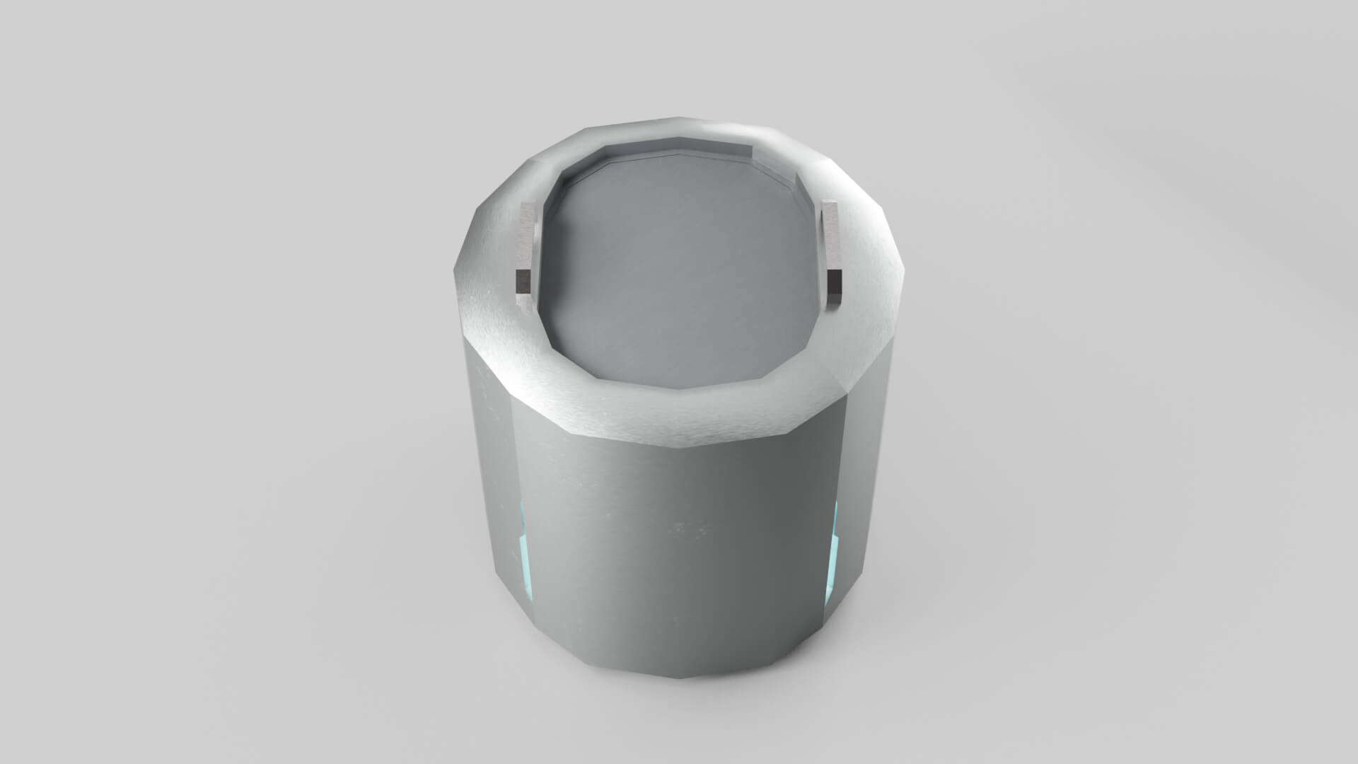 Low Poly Sci-Fi Battery Pack Low Poly 3D Model by Daniu3d