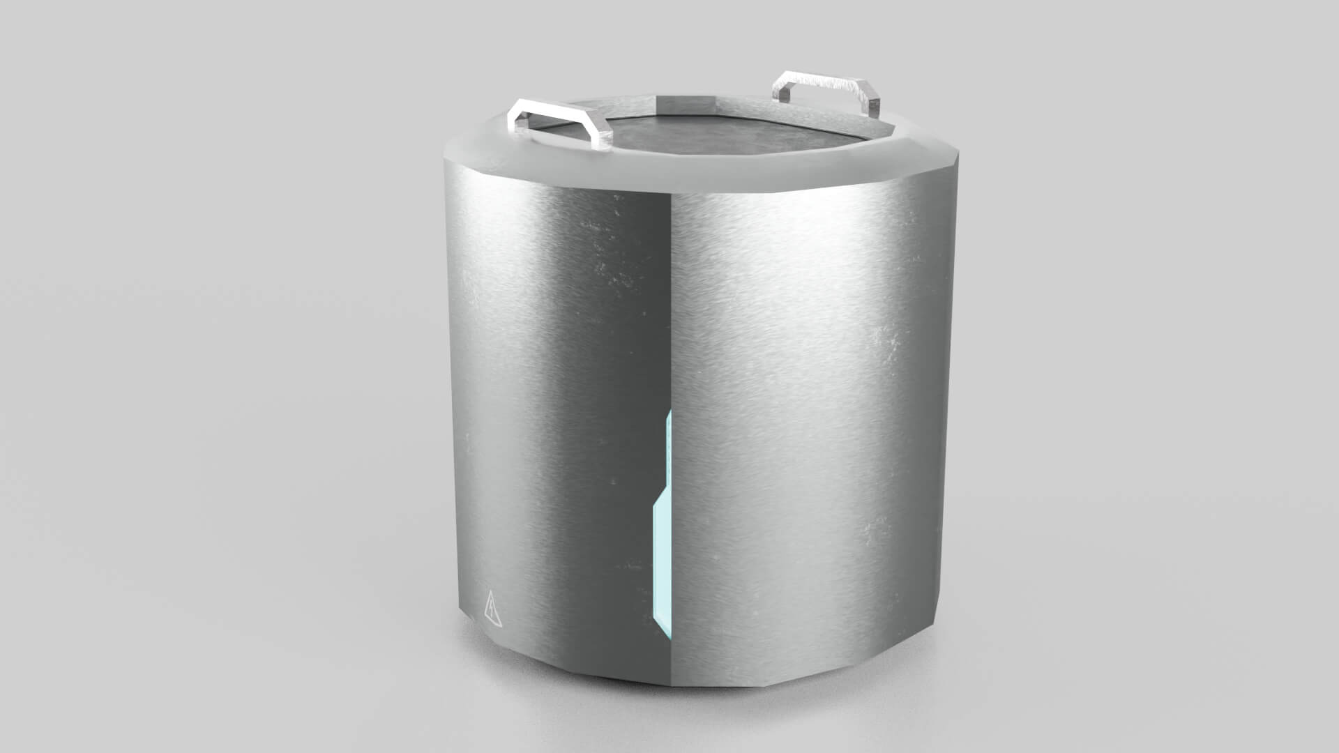 Low Poly Sci-Fi Battery Pack Low Poly 3D Model by Daniu3d