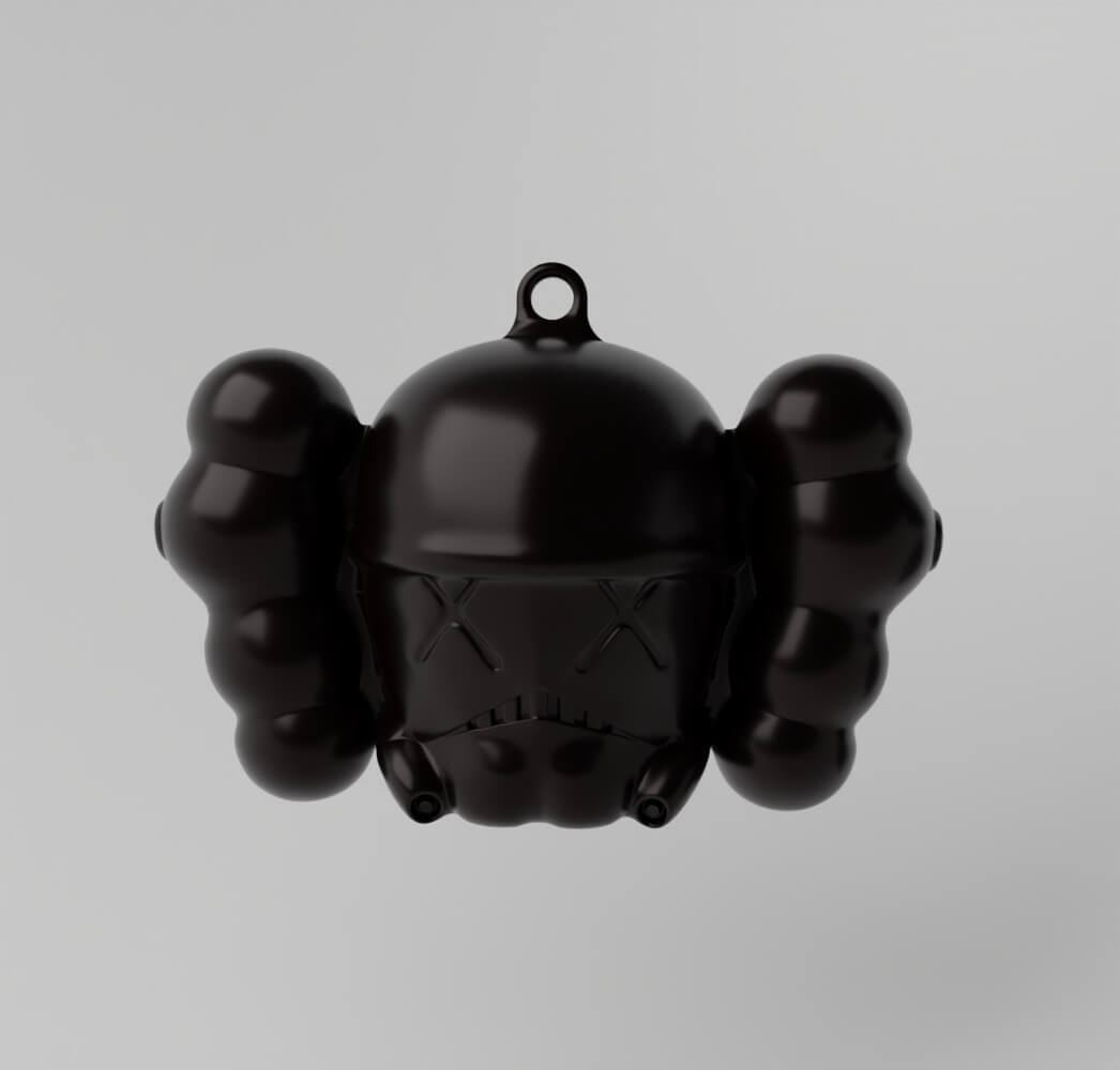 Kaws Keychain Starwars Art Toy - 3D Print Model by DanntZC