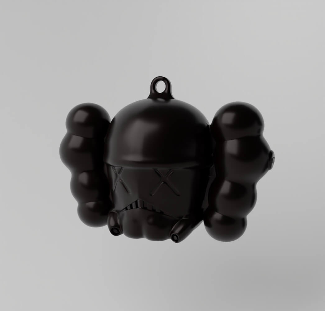 Kaws Keychain Starwars Art Toy - 3D Print Model by DanntZC
