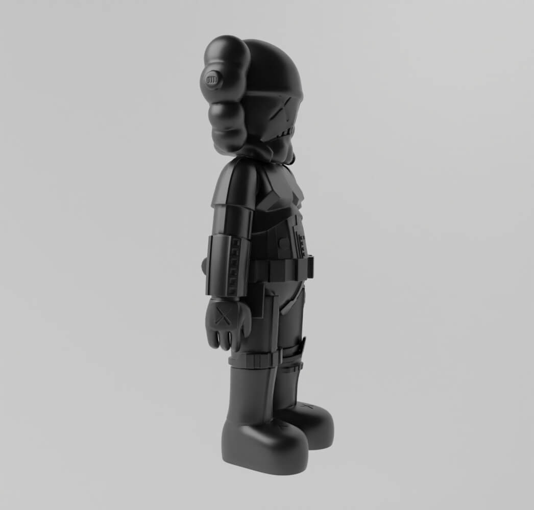 Kaws Stormtrooper Art Toy - 3D Print Model by DanntZC