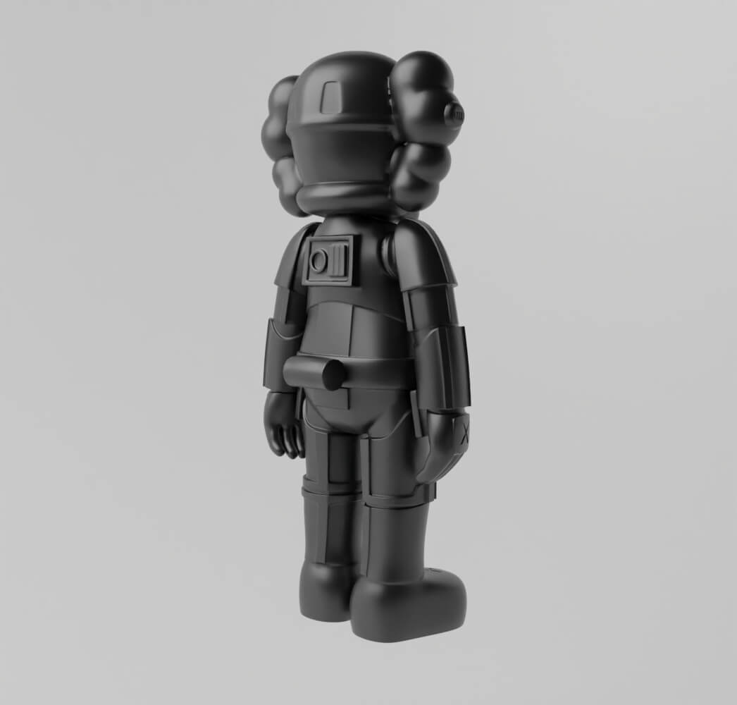 Kaws Stormtrooper Art Toy - 3D Print Model by DanntZC