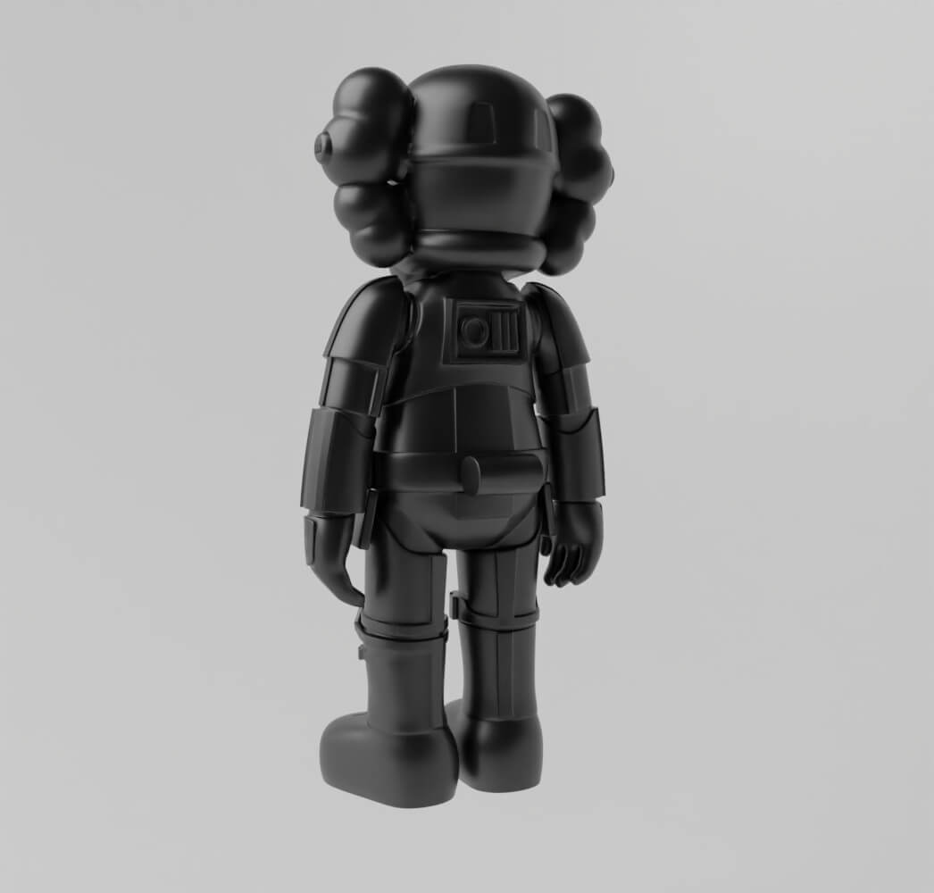 Kaws Stormtrooper Art Toy - 3D Print Model by DanntZC