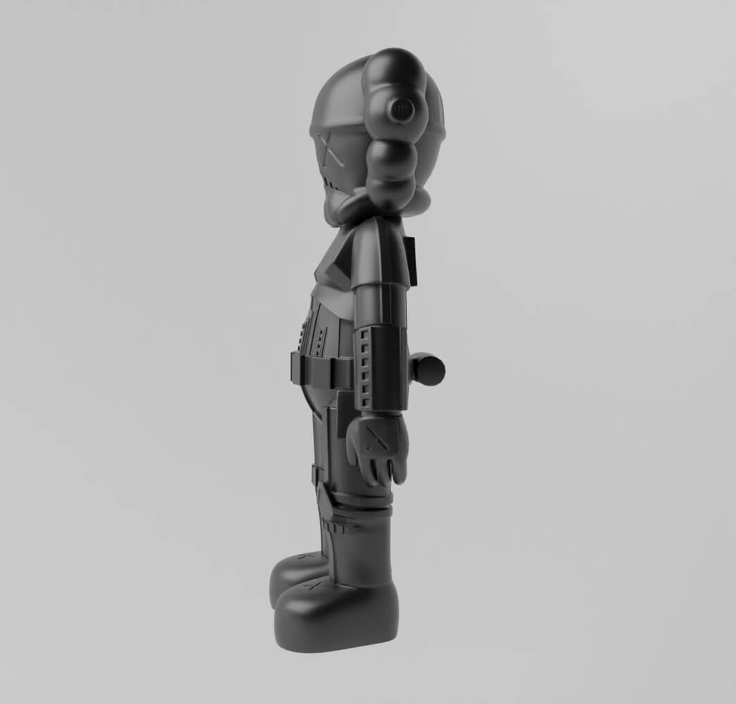 Kaws Stormtrooper Art Toy - 3D Print Model by DanntZC