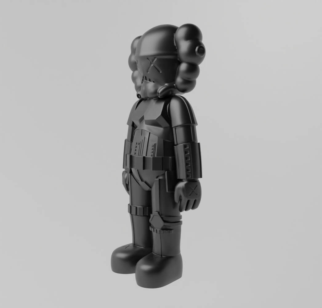 Kaws Stormtrooper Art Toy - 3D Print Model by DanntZC