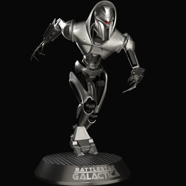 Cylon Raider 3D Render, Digital Art by DannyK