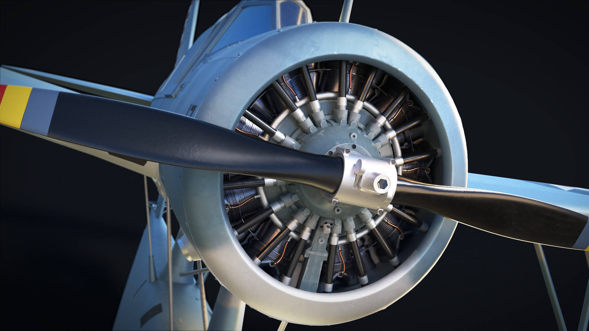 Kingfisher Scout Plane 3D Render, Digital Art by DannyK