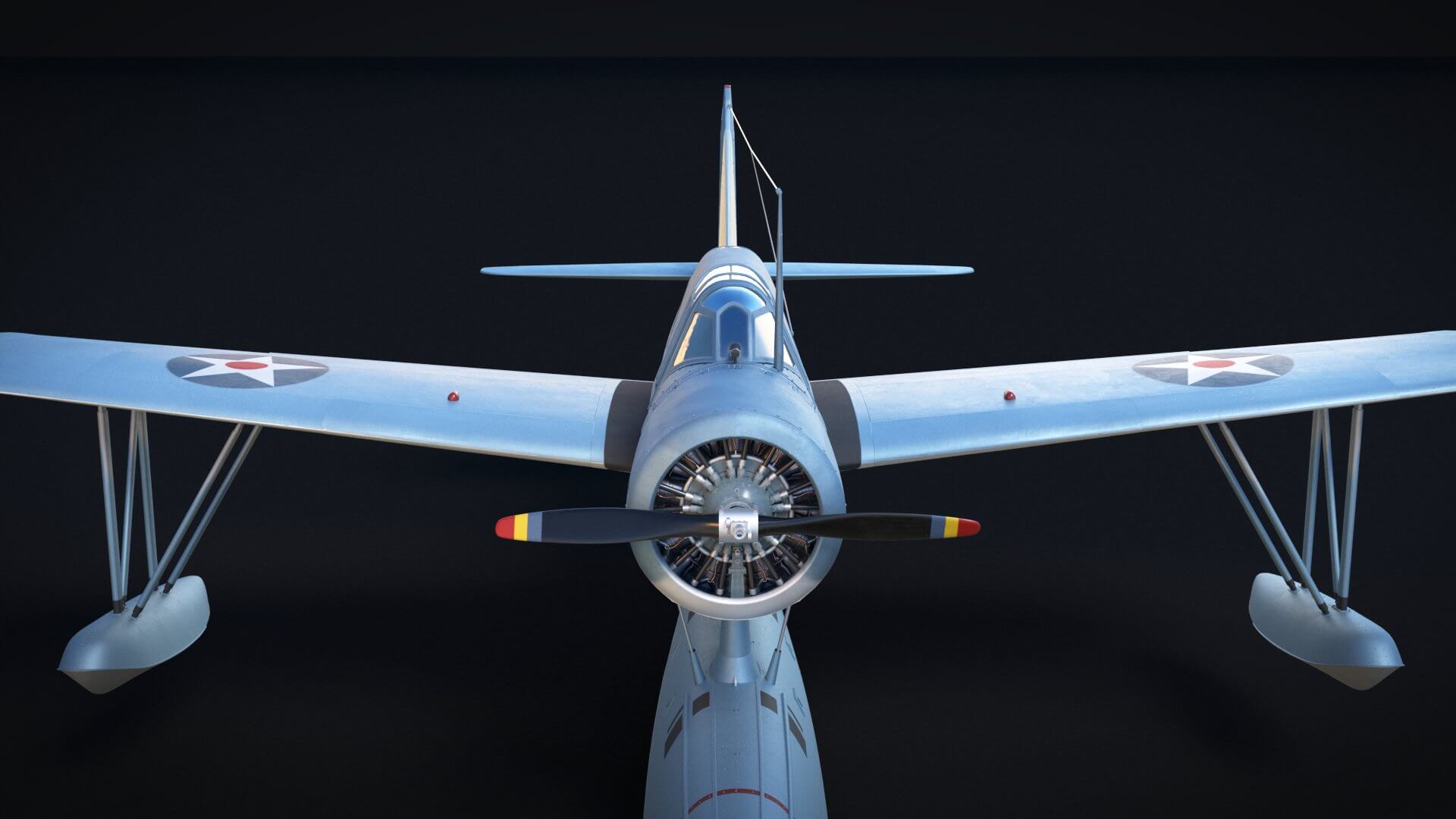 Vought OS2U Kingfisher - WW2 Scout Plane 3D Model by DannyK