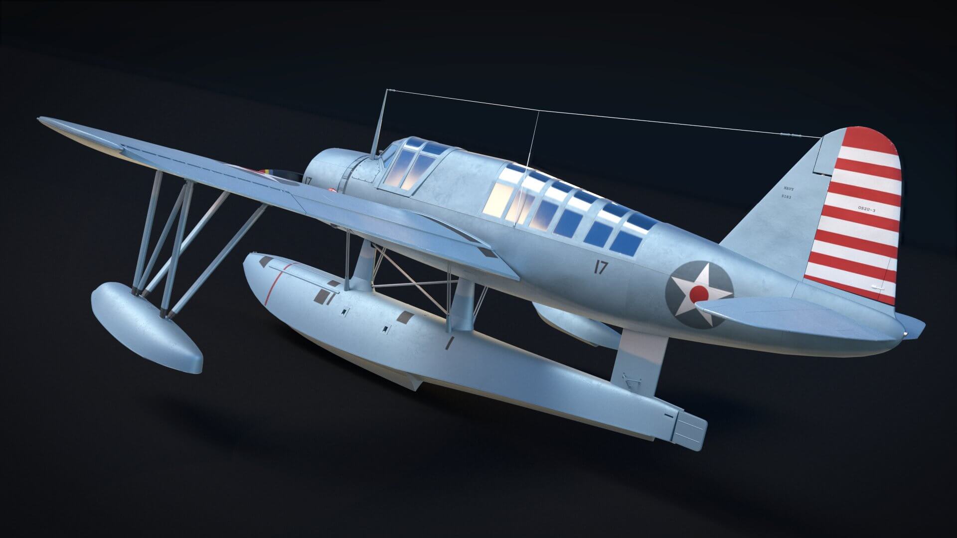 Vought OS2U Kingfisher - WW2 Scout Plane 3D Model by DannyK