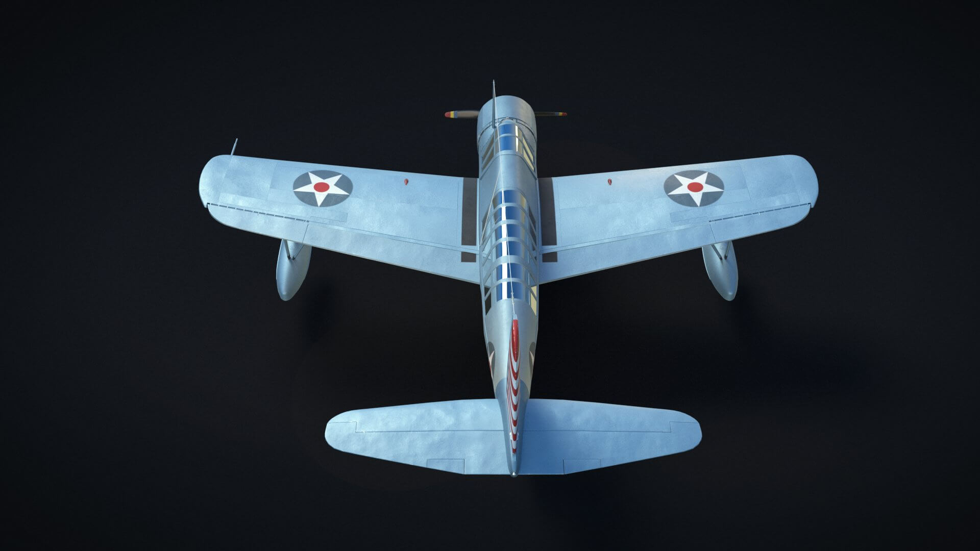 Vought OS2U Kingfisher - WW2 Scout Plane 3D Model by DannyK