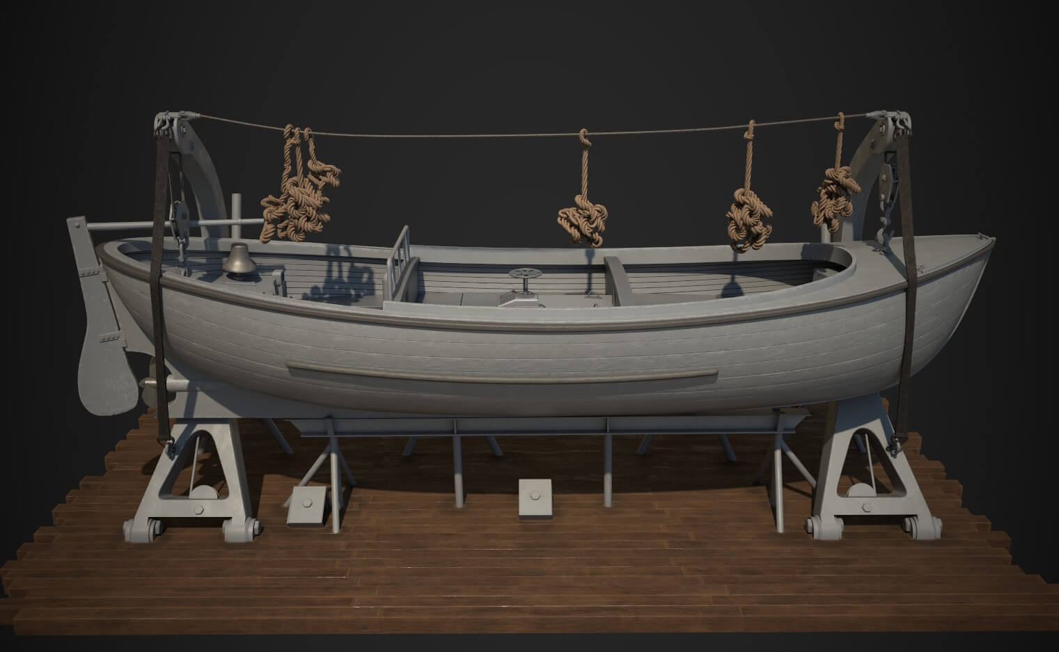Whaleboat - 3D Model by DannyK