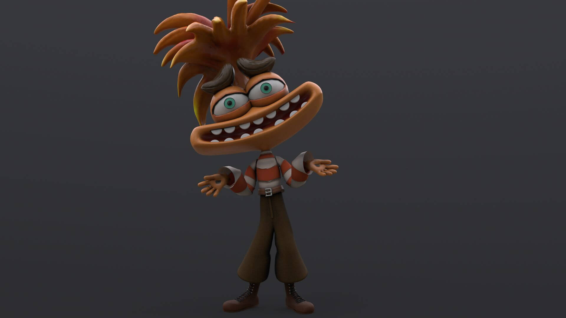 Anxiety From Inside Out Renderable - 3D Model by danyelon