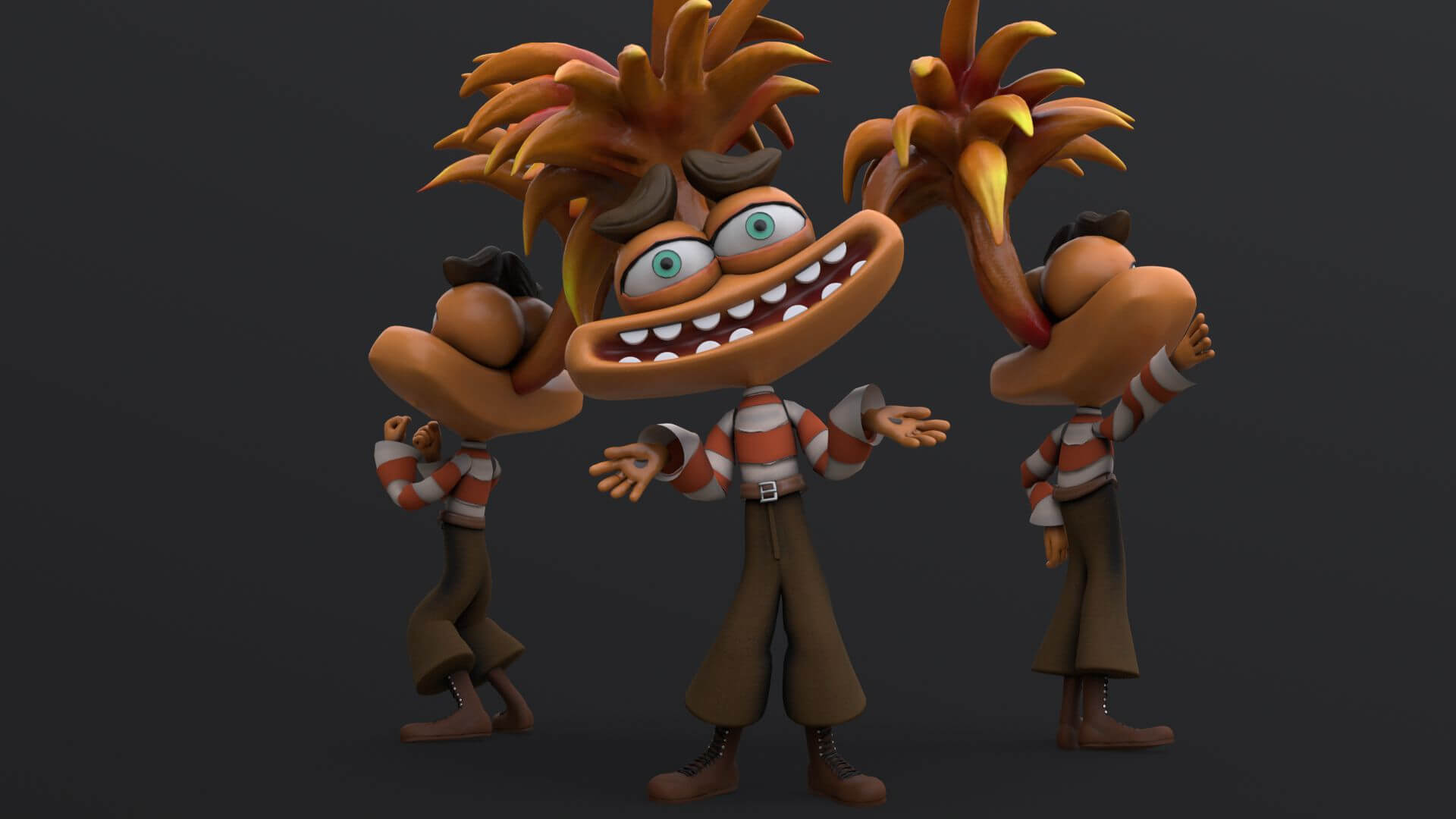 Anxiety From Inside Out Renderable - 3D Model by danyelon