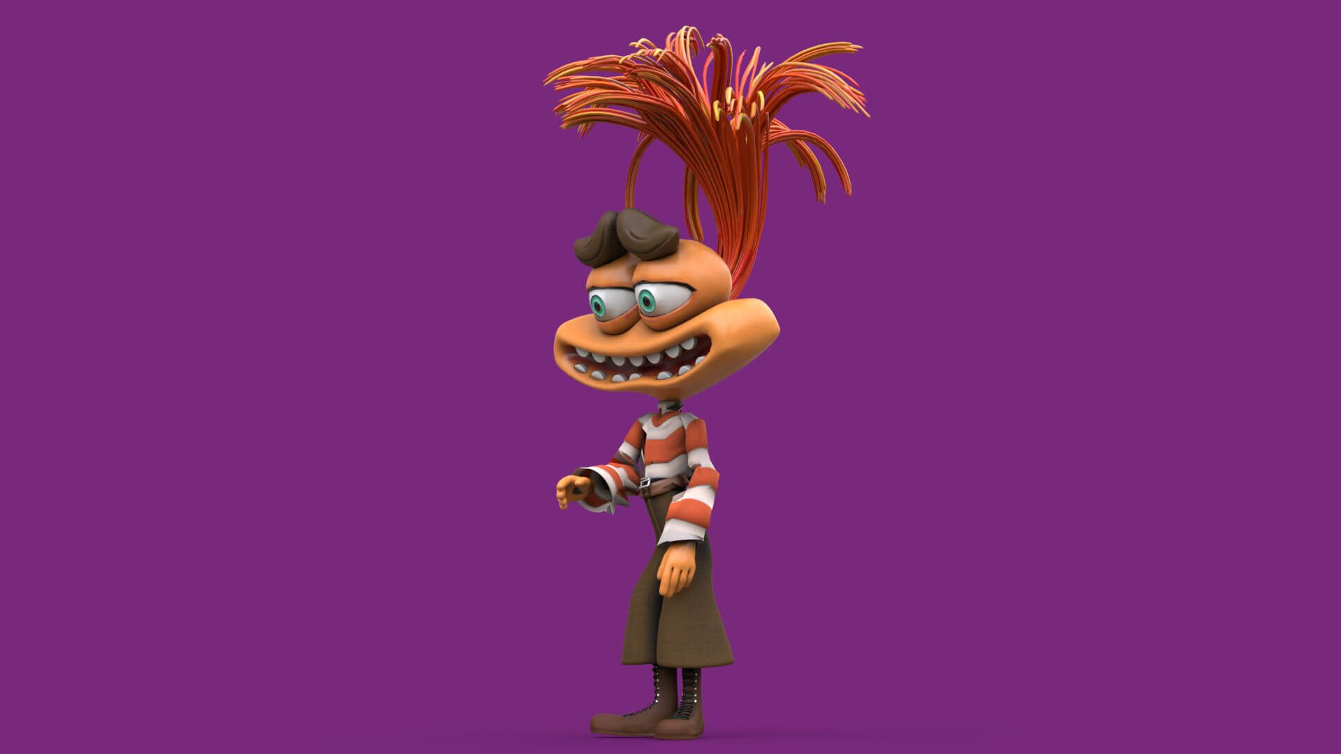 Anxiety From Inside Out Renderable - 3D Model by danyelon