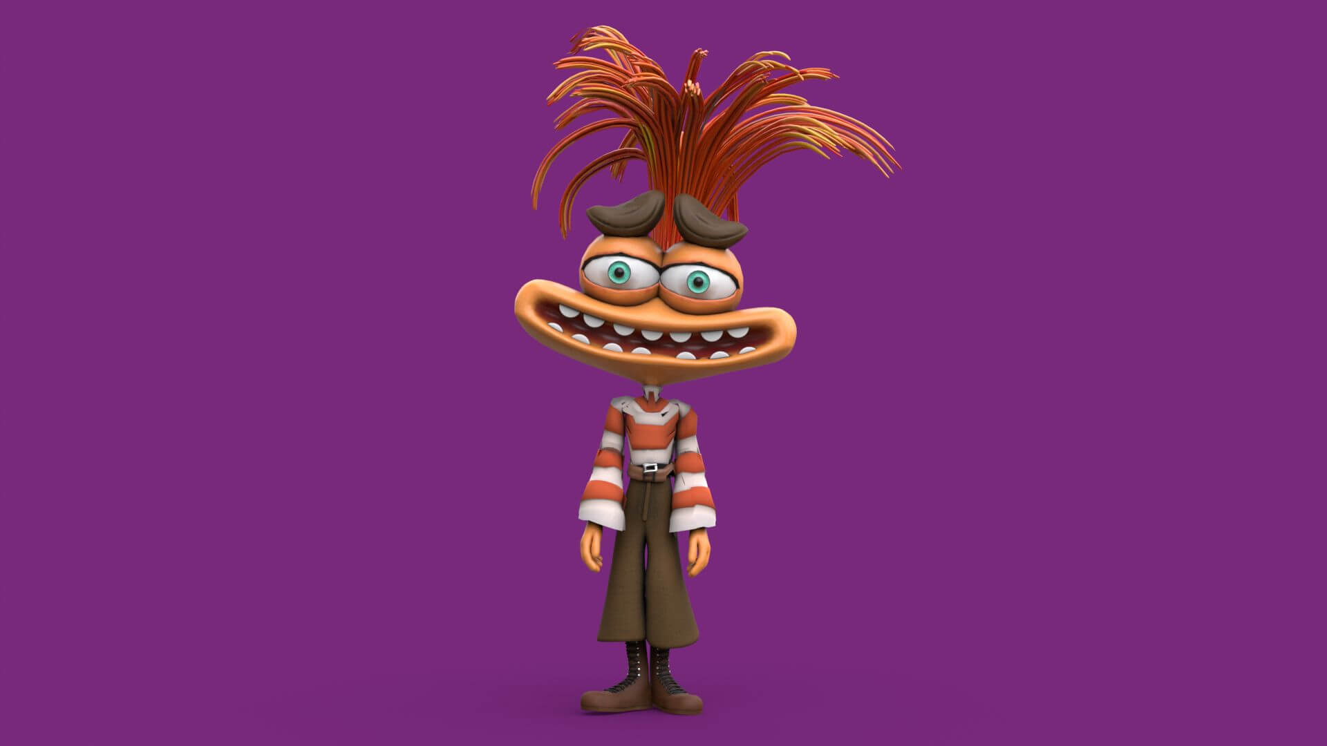 Anxiety From Inside Out Renderable - 3D Model by danyelon