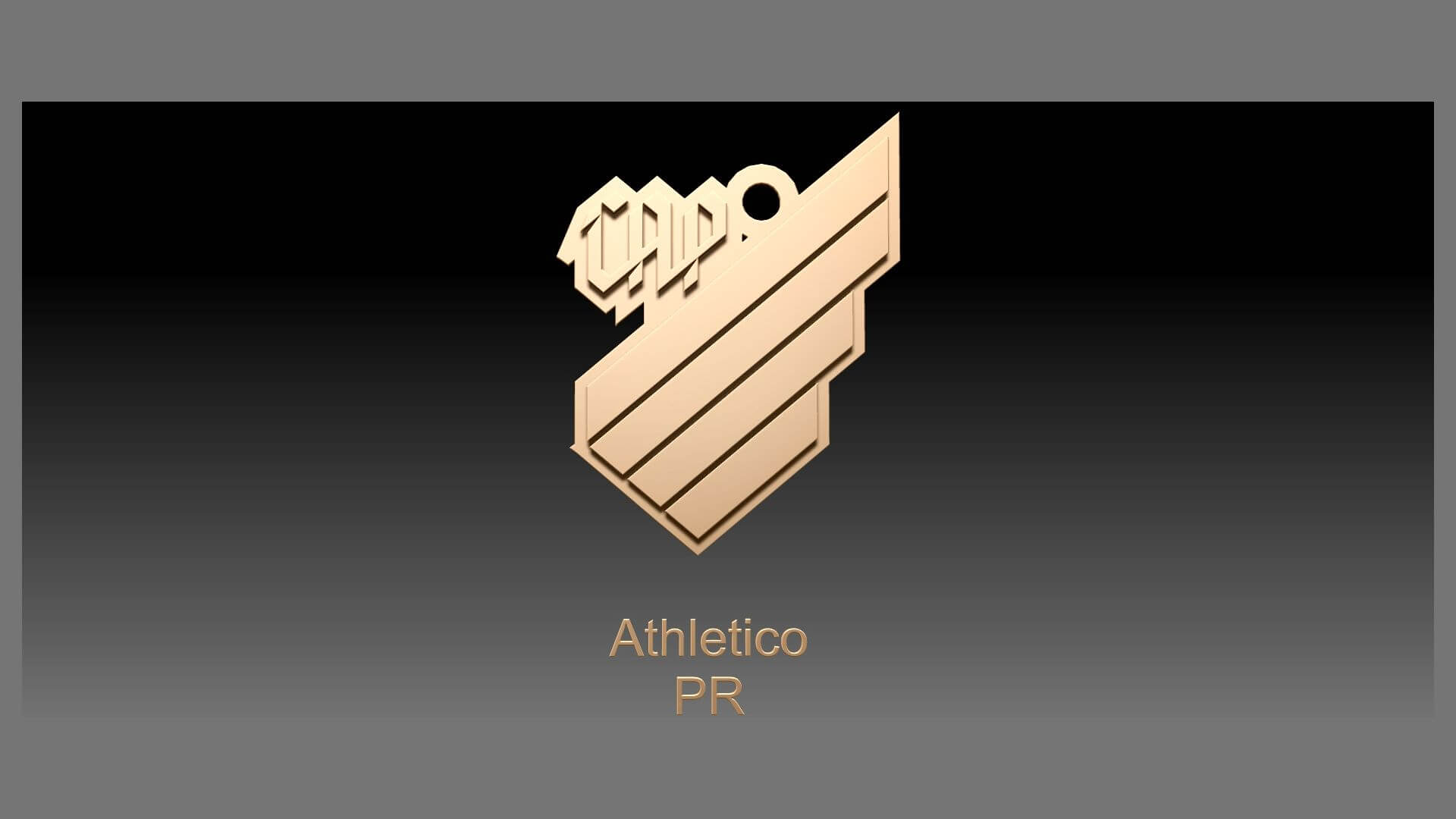 Athletico-PR Logo Printable and Renderable Logo Shields Keyc 3D Print ...