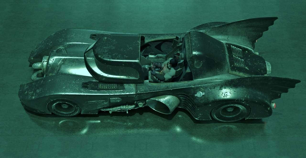 Batmobile 1989 Interior