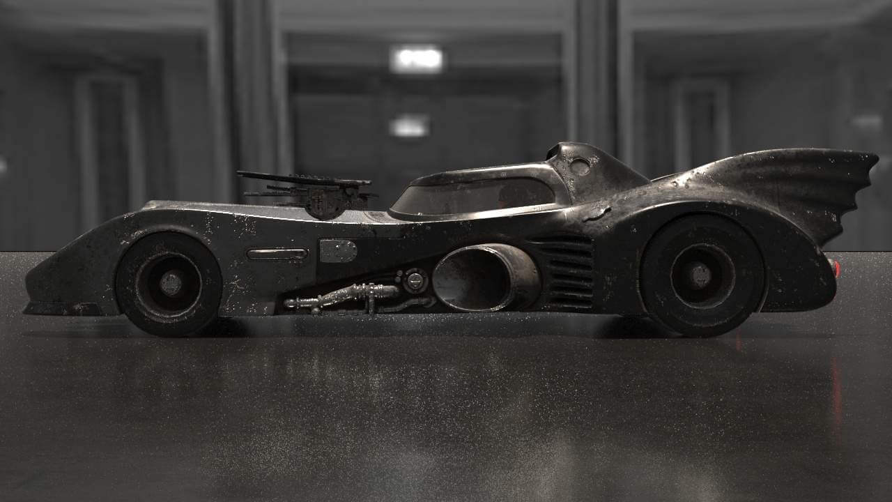 Original Batmobile Side View