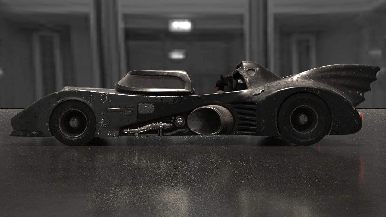 Batmobile 1989 Side View