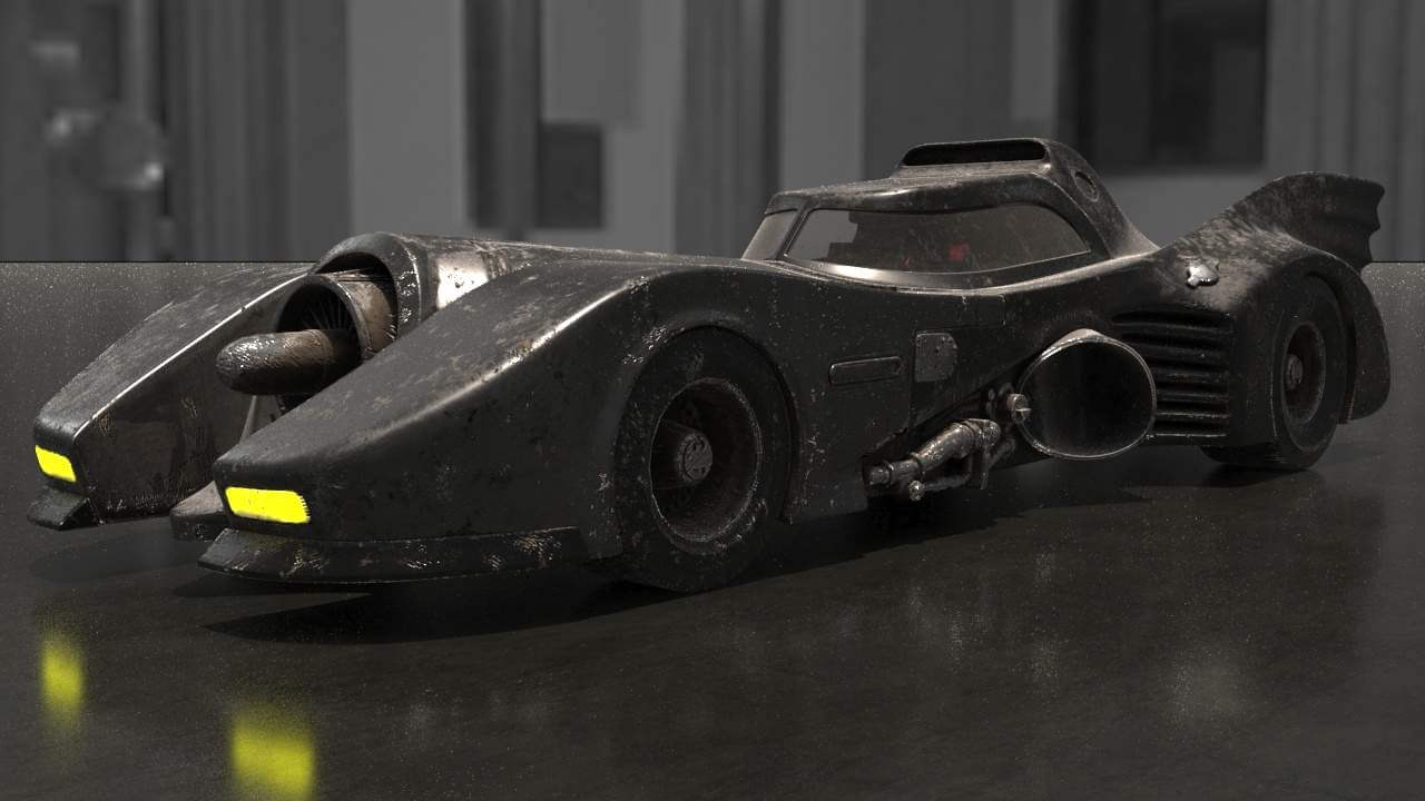 Batmobile 1989 - 3D Model by danyelon