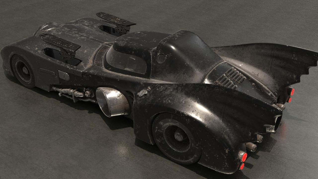 Batmobile 1989 Side View