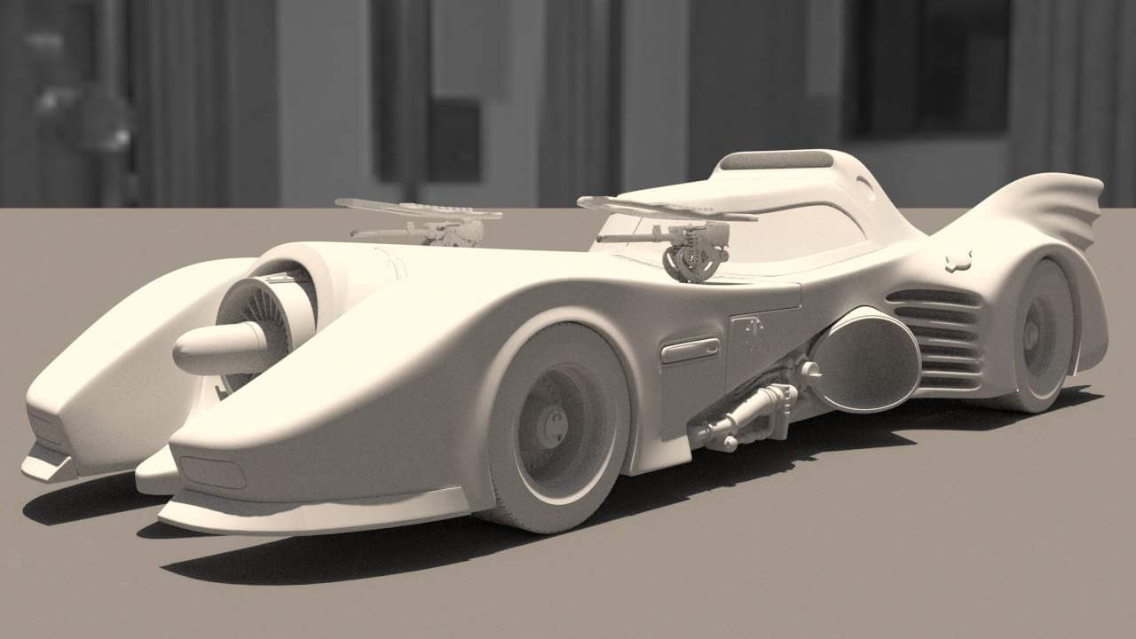 Batmobile 1989 - 3D Model by danyelon