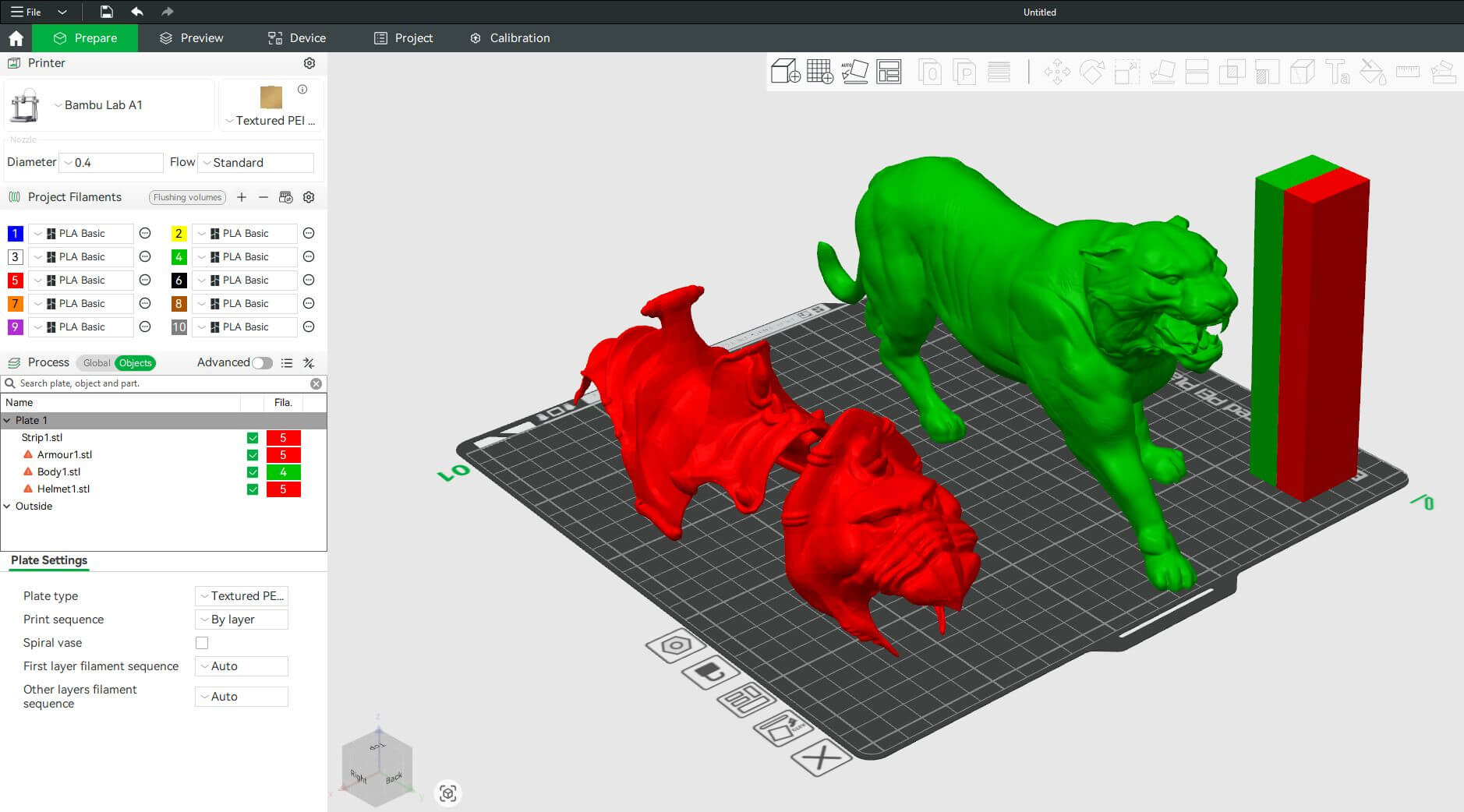 Battle Cat & Cringer - 1982 Version 3D Model by danyelon