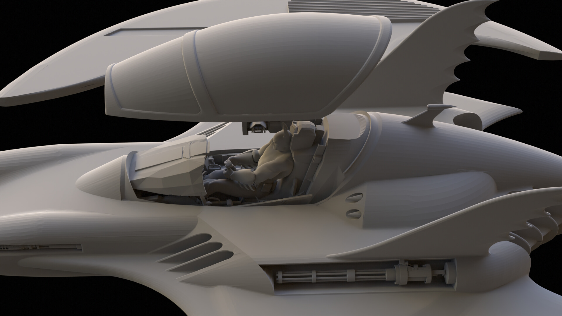 Batwing 1989 Printable - 3D Model by danyelon