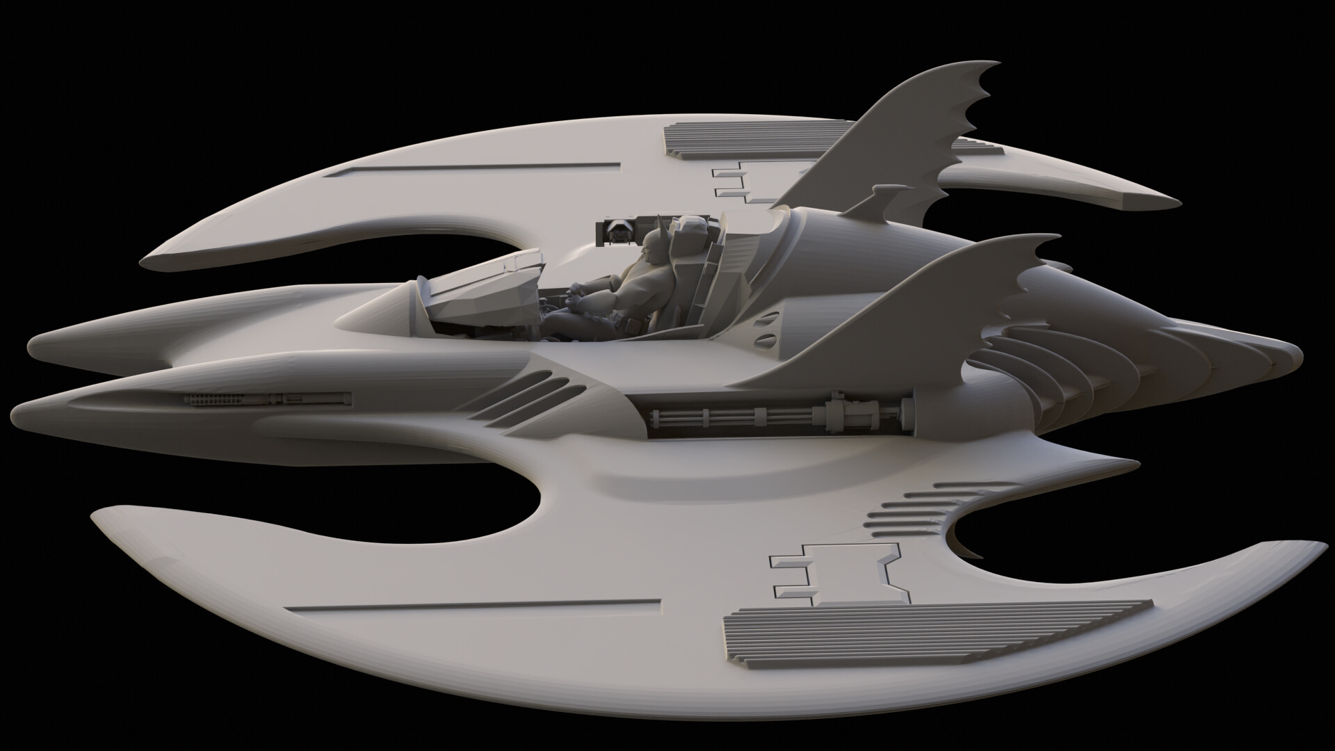 Batwing 1989 Printable - 3D Model by danyelon