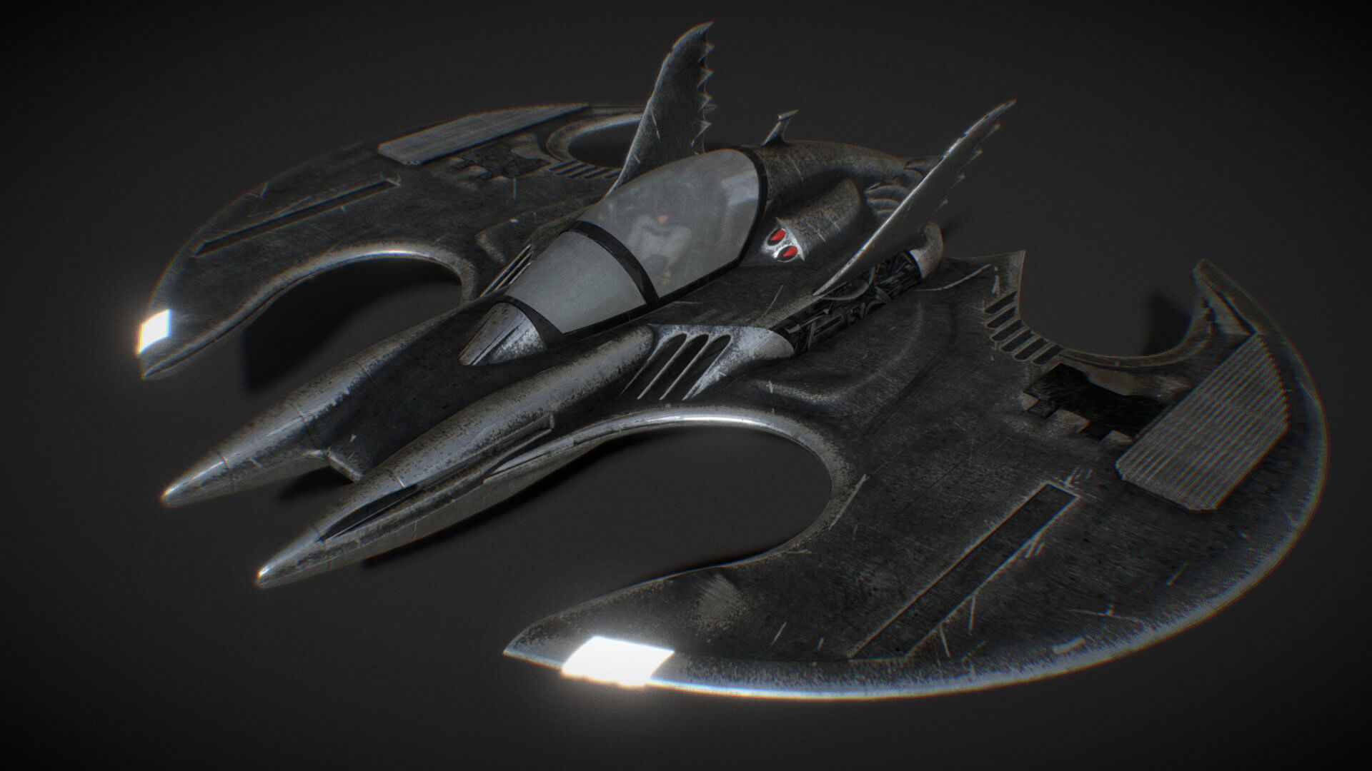 Batwing From The Film Batman 1989 - 3D Model by danyelon