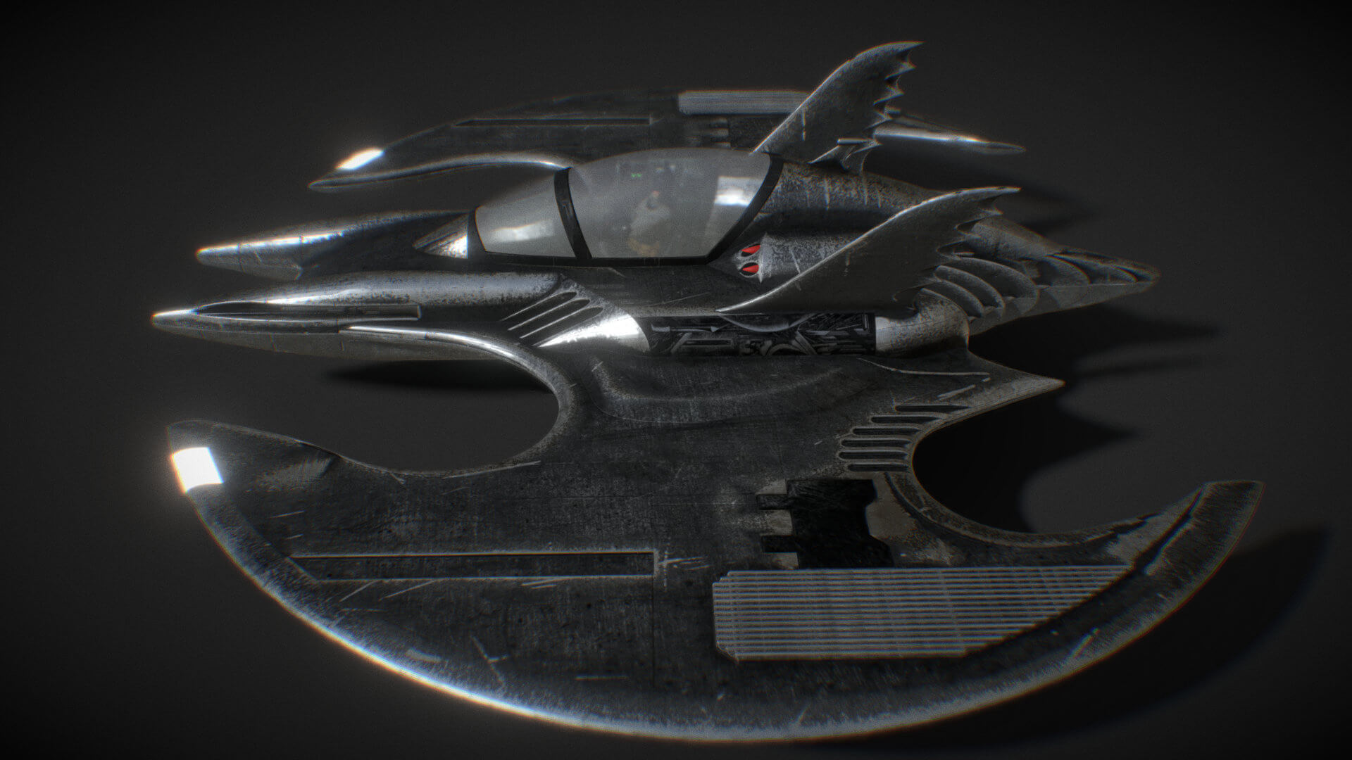 Batwing From The Film Batman 1989 - 3D Model by danyelon