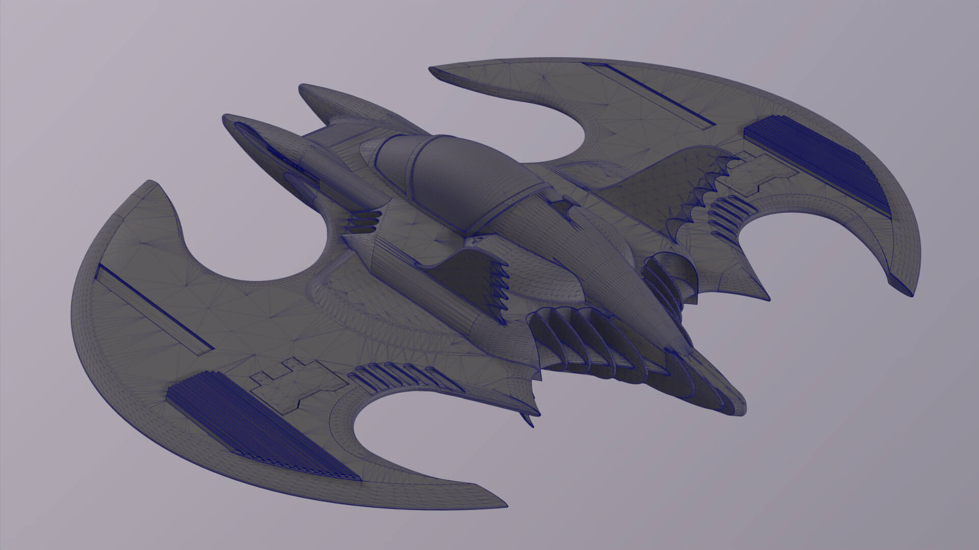 Batwing From The Film Batman 1989 - 3D Model by danyelon