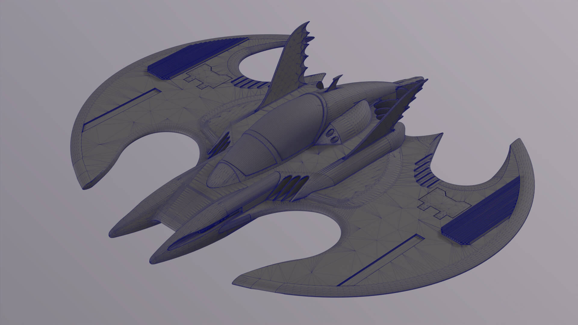 Batwing From The Film Batman 1989 - 3D Model by danyelon