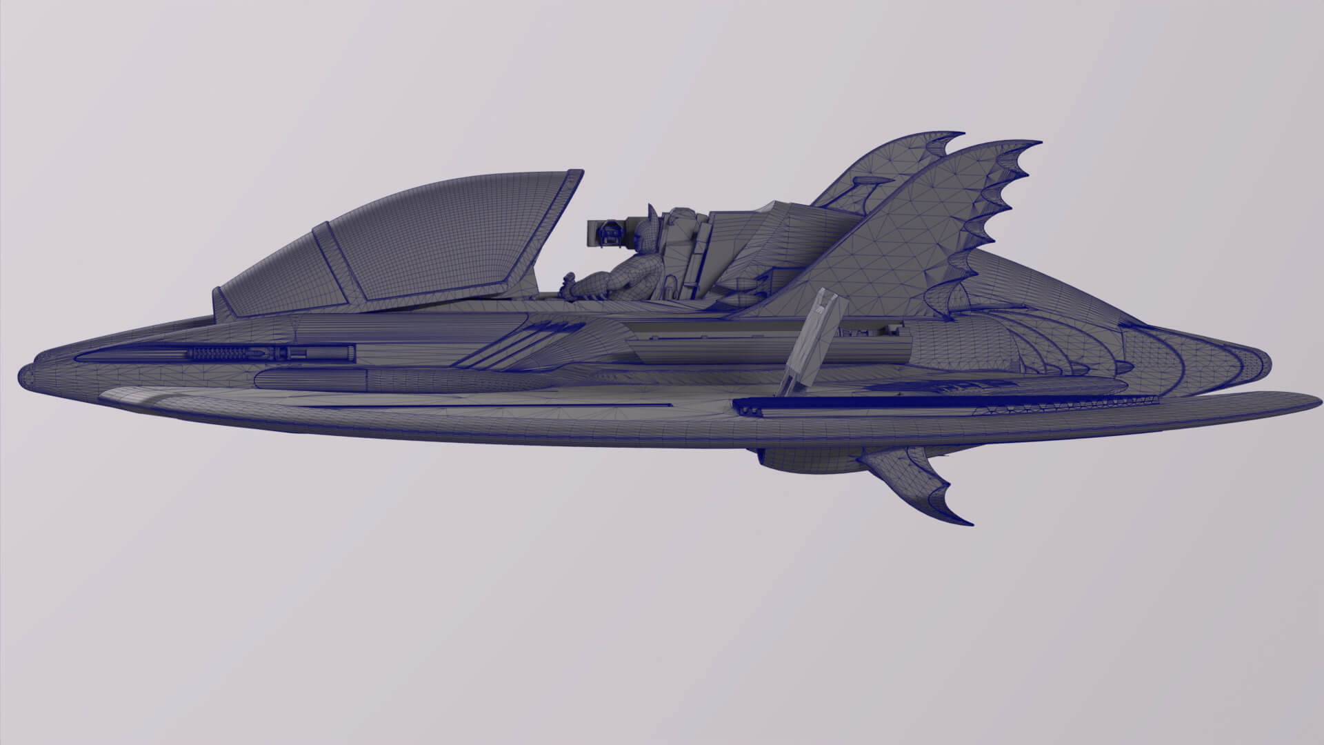 Batwing From The Film Batman 1989 - 3D Model by danyelon