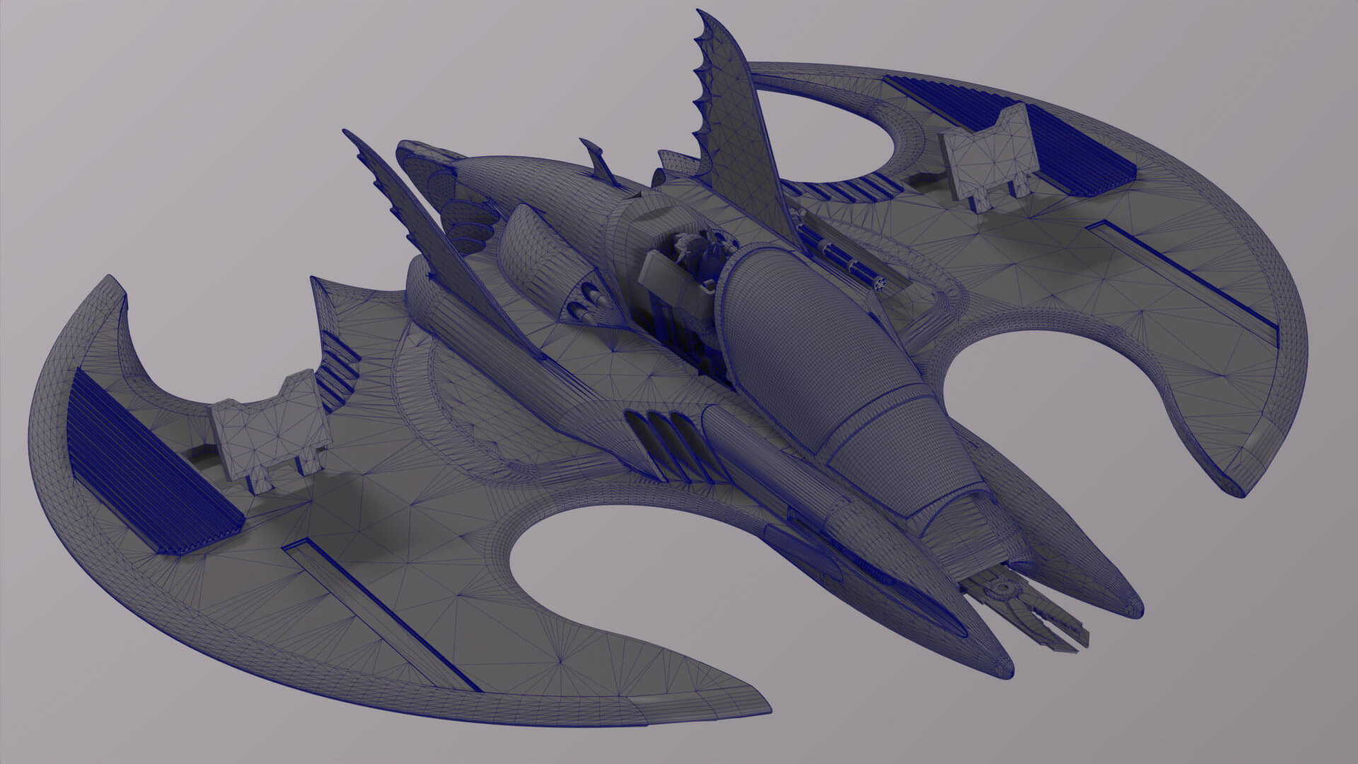 Batwing From The Film Batman 1989 - 3D Model by danyelon