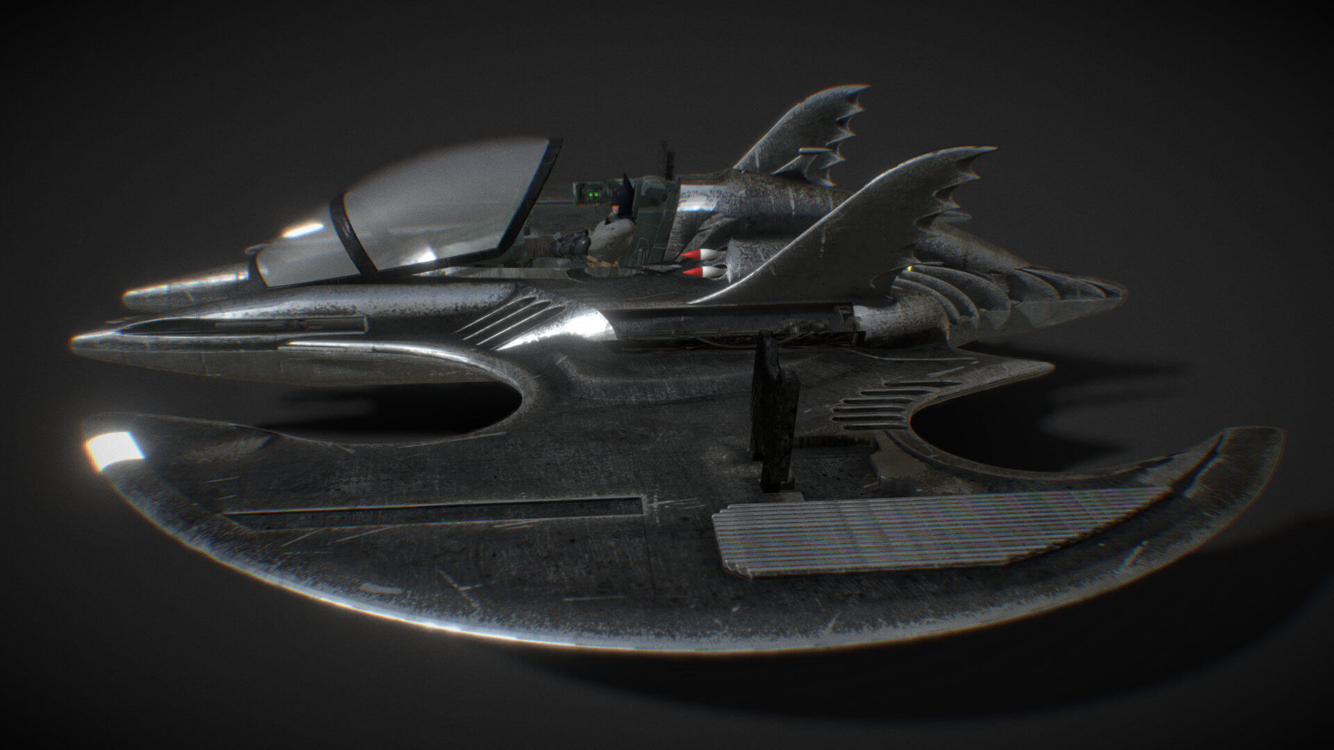 Batwing From The Film Batman 1989 - 3D Model by danyelon